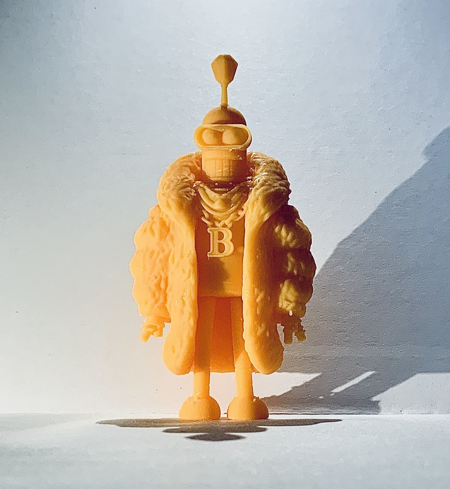 Bender Pimp statue from Futurama TV series 3D model 3D printable | CGTrader