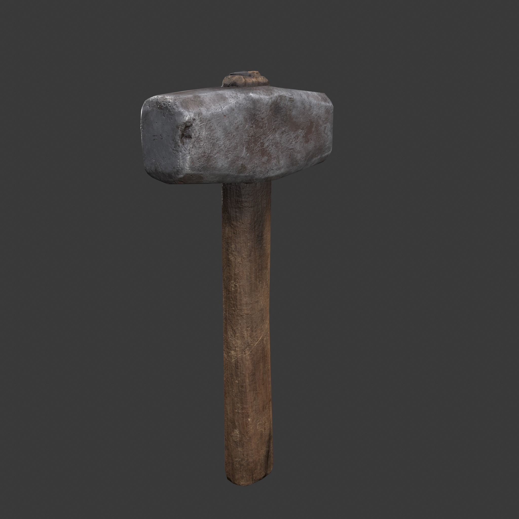 3D model Medieval Style Sledge Hammer VR / AR / low-poly | CGTrader