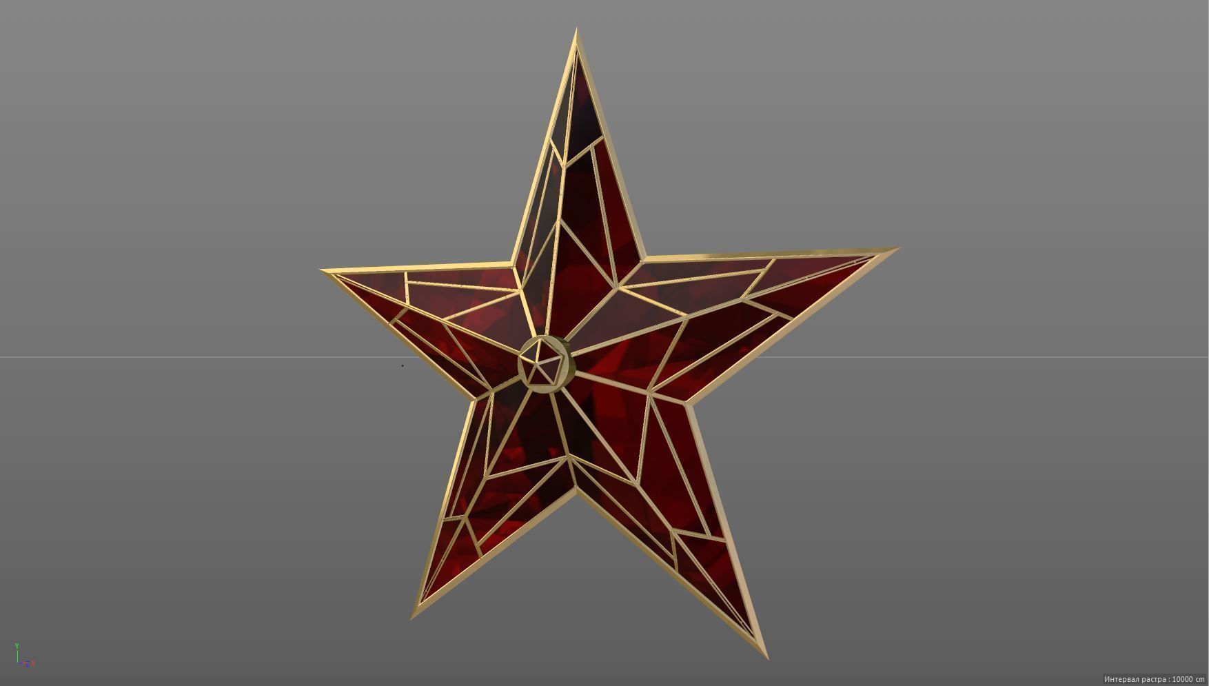 russian moscow kremlin star free 3D model | CGTrader