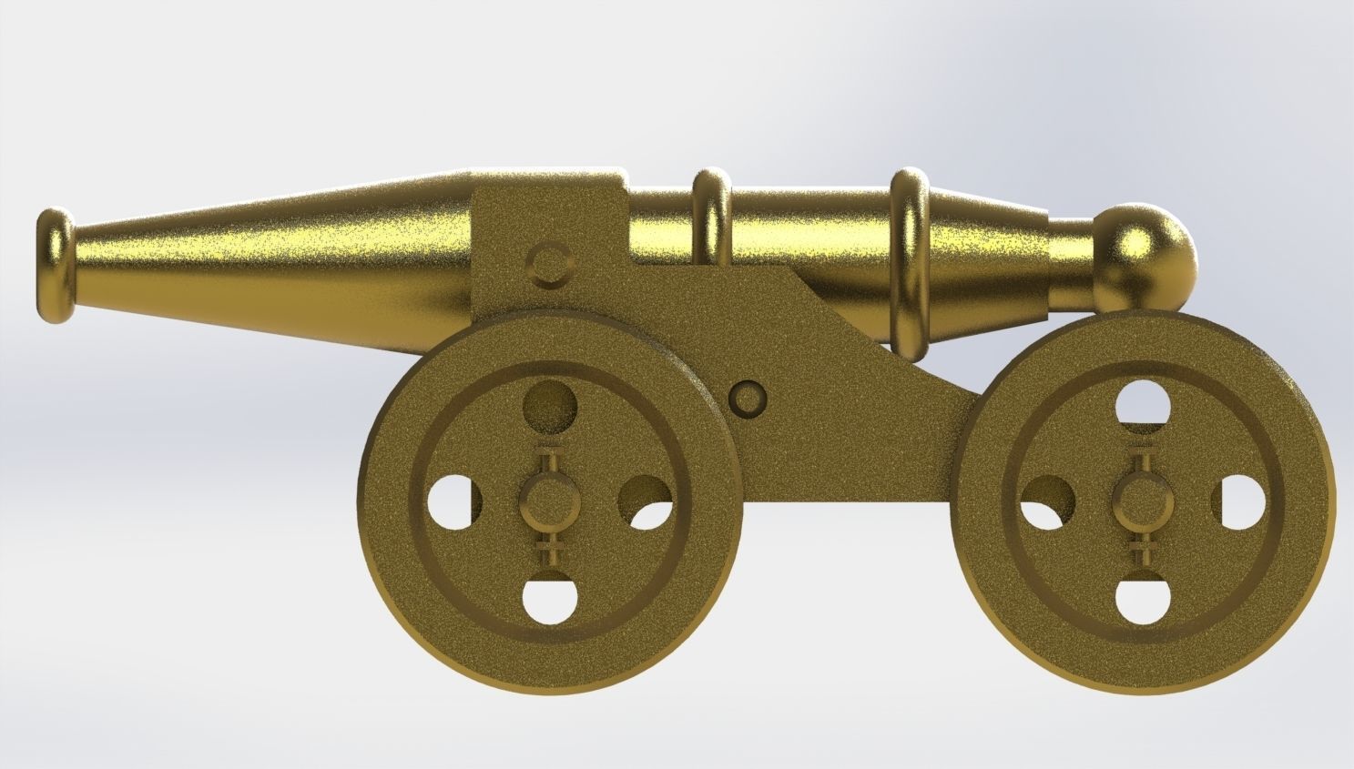 Mini Cannon 3D Model 3D model | CGTrader