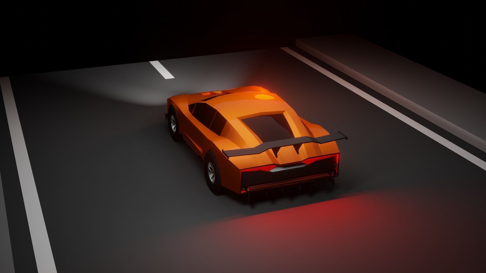 3D model Sports Car - Lowpoly VR / AR / low-poly | CGTrader