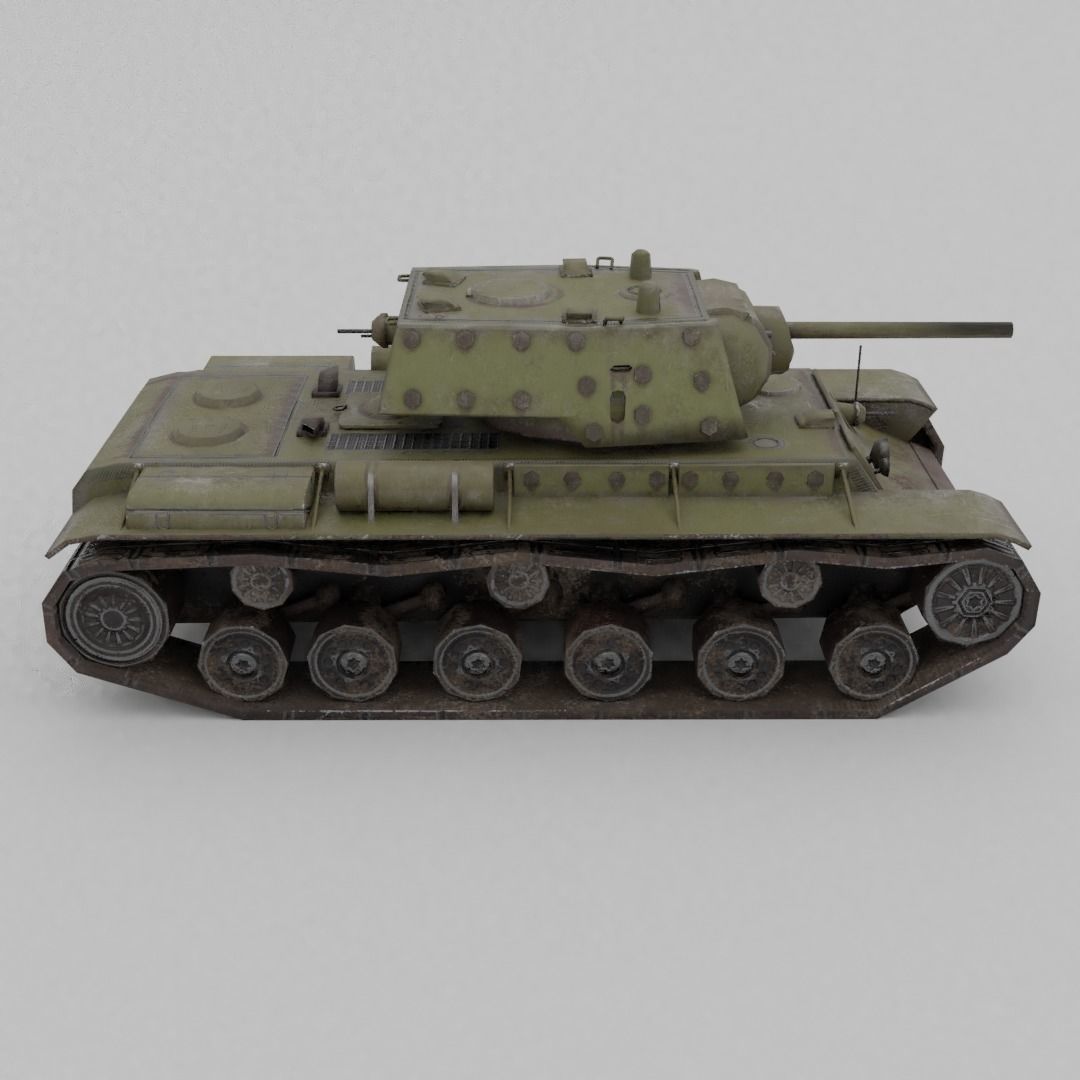 3D model KV-1E Heavy Tank VR / AR / low-poly | CGTrader