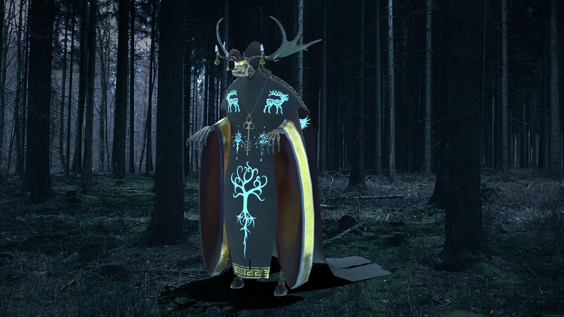 3D model Forest Spirit Character Model VR / AR / low-poly | CGTrader