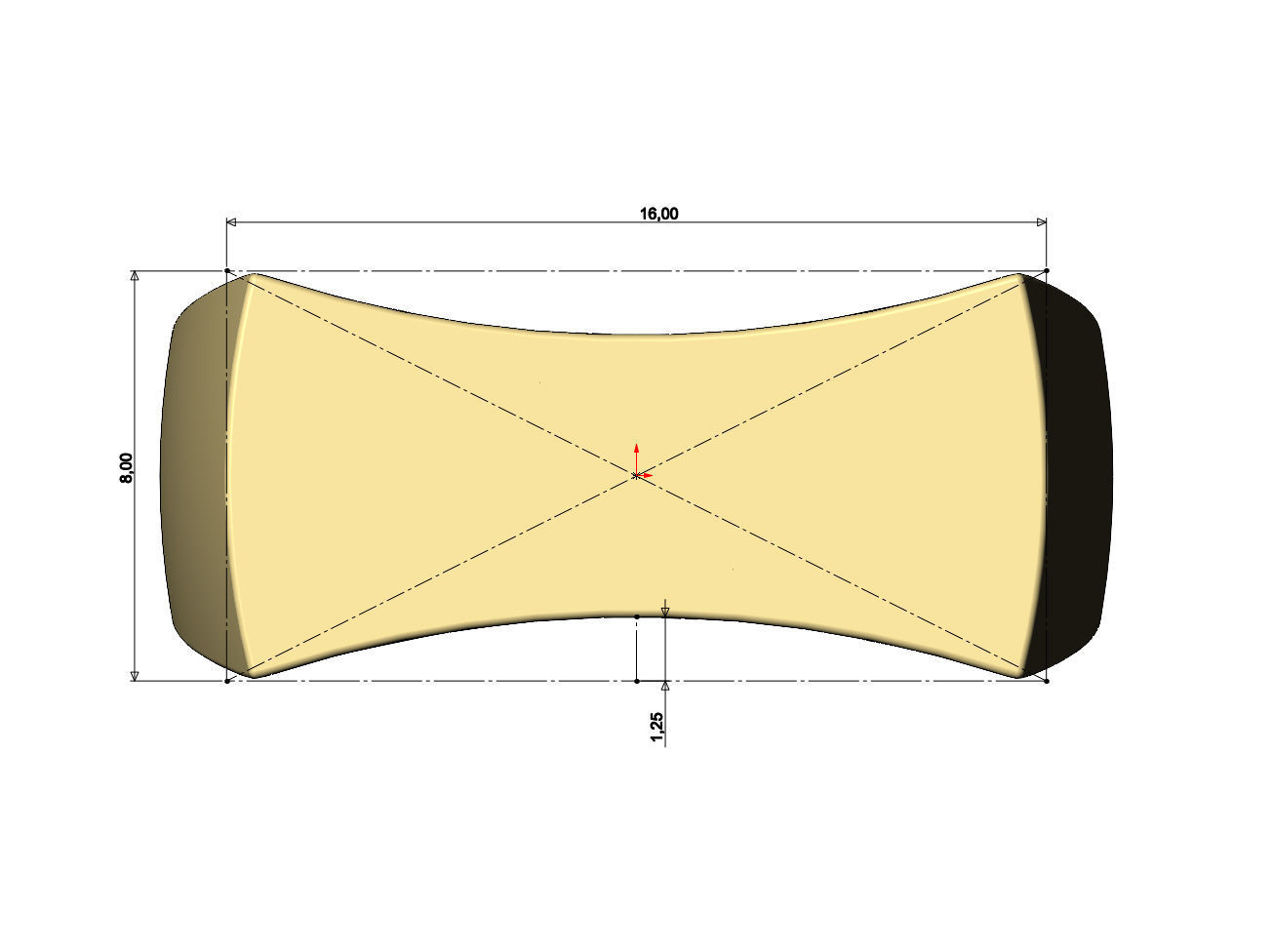 Concave sides rectangular signet ring 3D model 3D printable | CGTrader