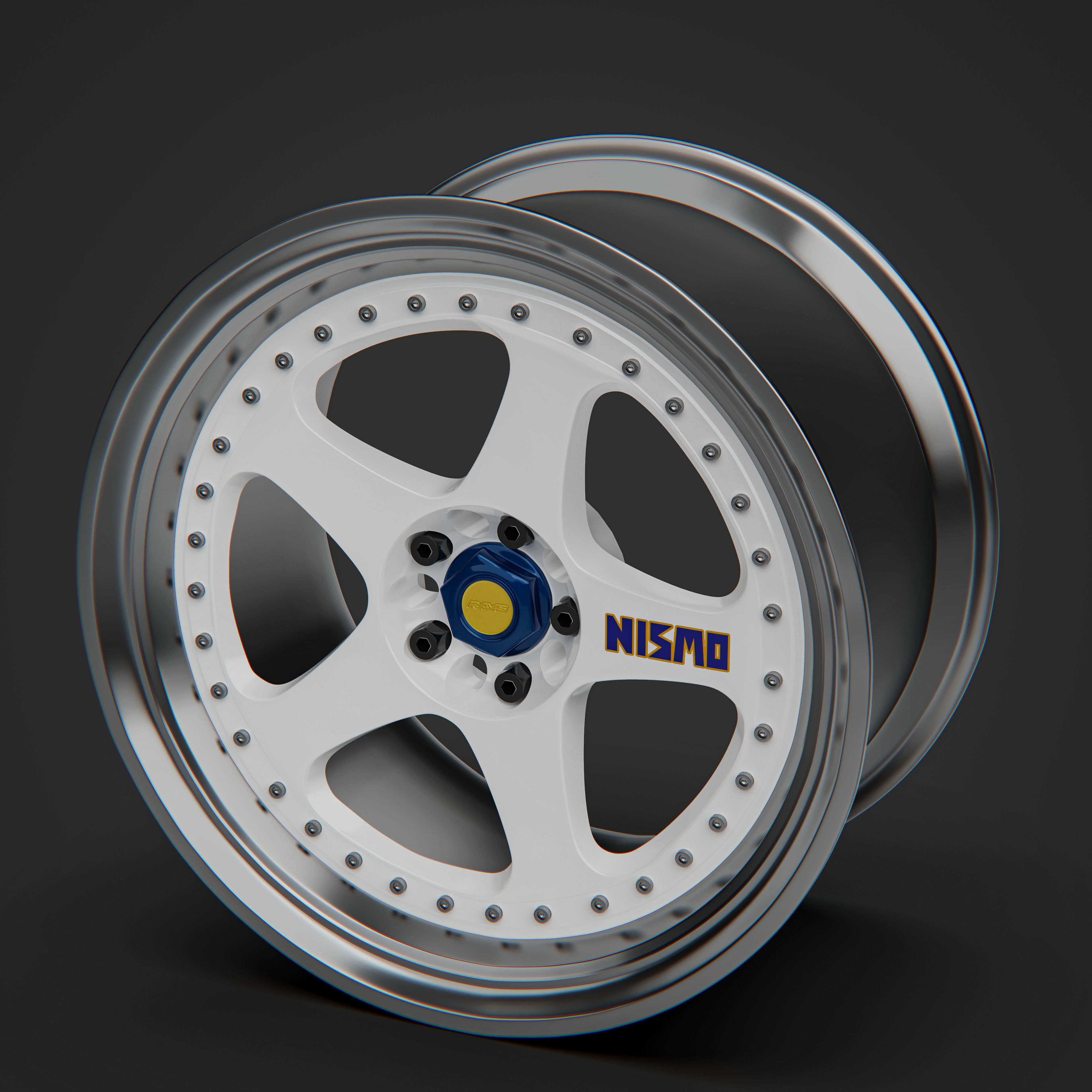 Nismo LM GT1 Wheel 3D Model 3D model | CGTrader
