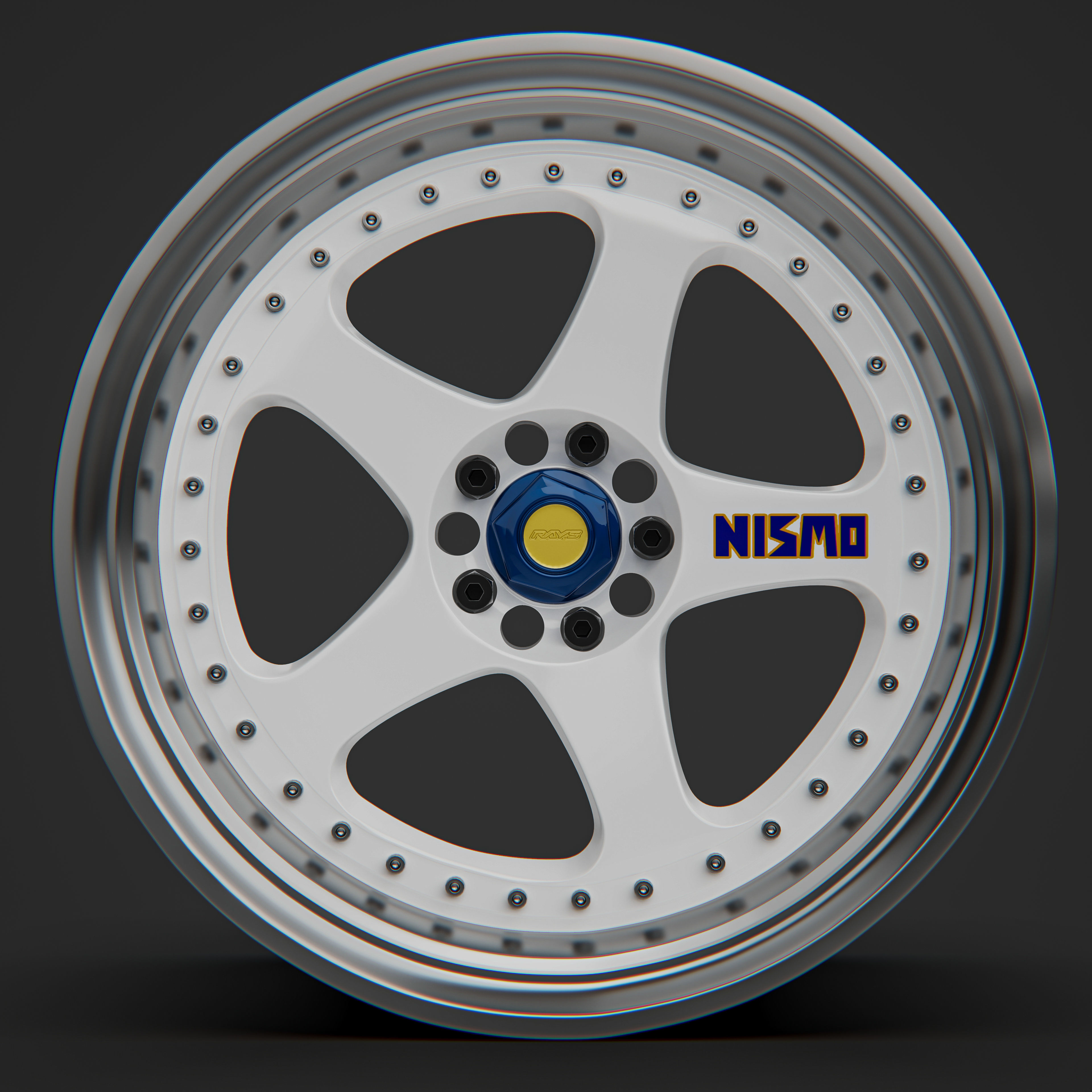 Nismo LM GT1 Wheel 3D Model 3D model | CGTrader