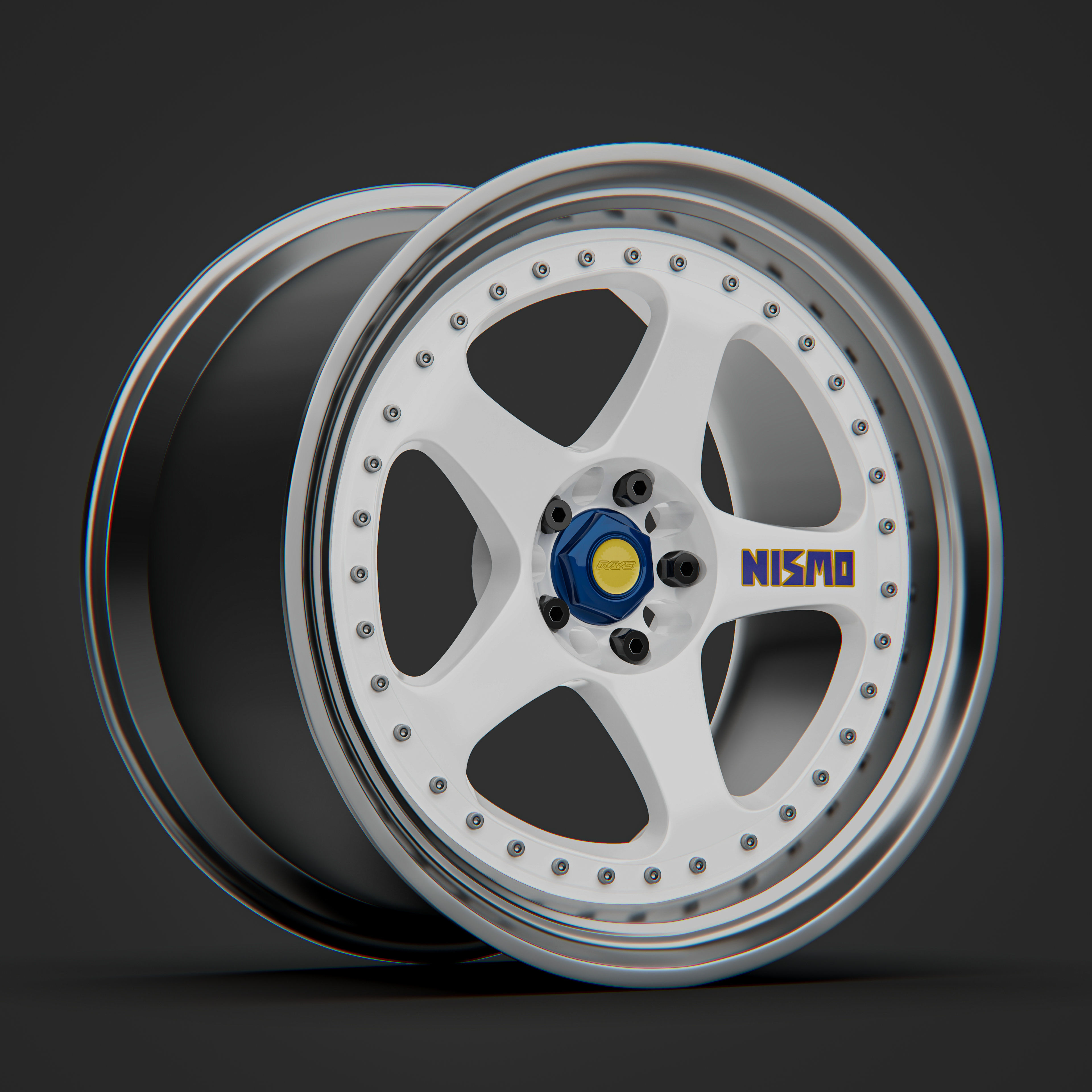 Nismo LM GT1 Wheel 3D Model 3D model | CGTrader