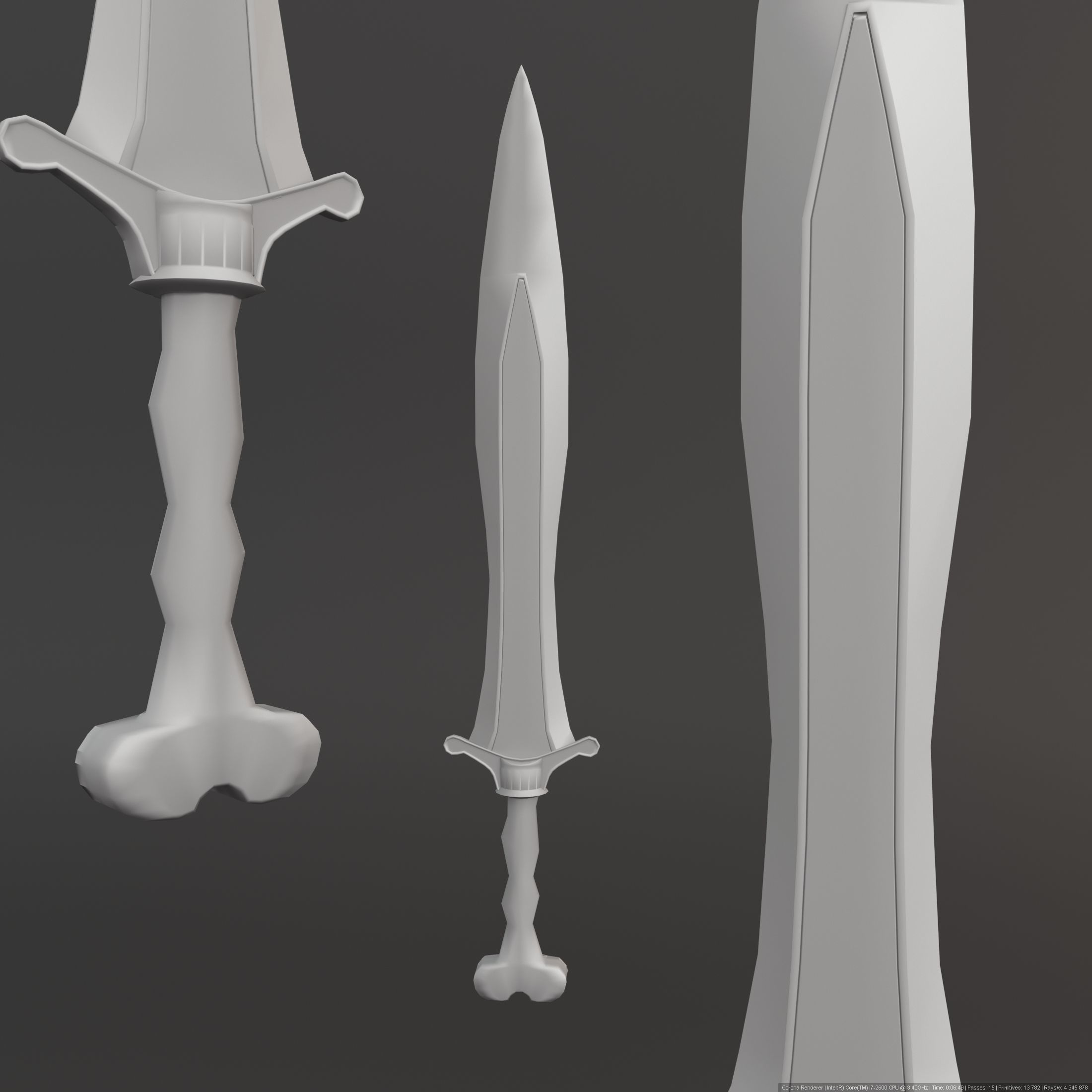 3D model The sword Roman legion VR / AR / low-poly | CGTrader