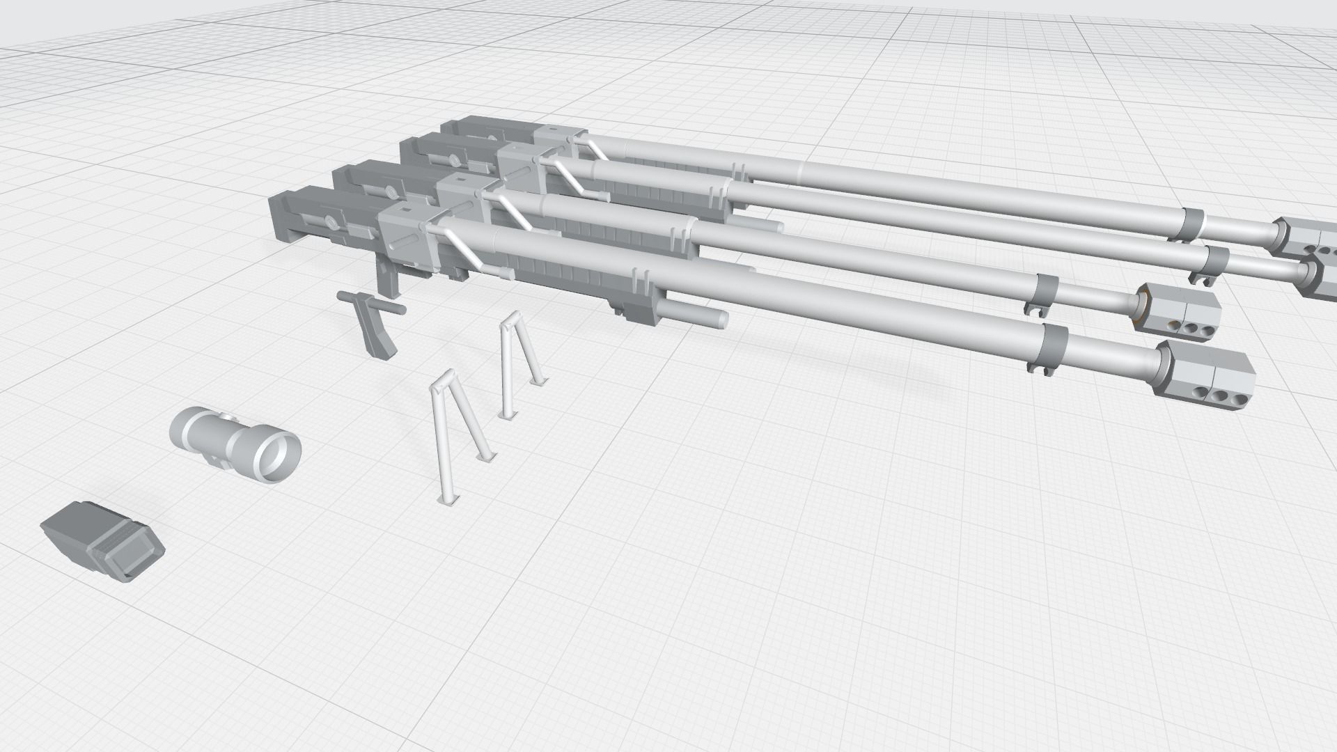 -MHW01-GM spec ops guns V1-2 Customizable 3D model 3D printable | CGTrader