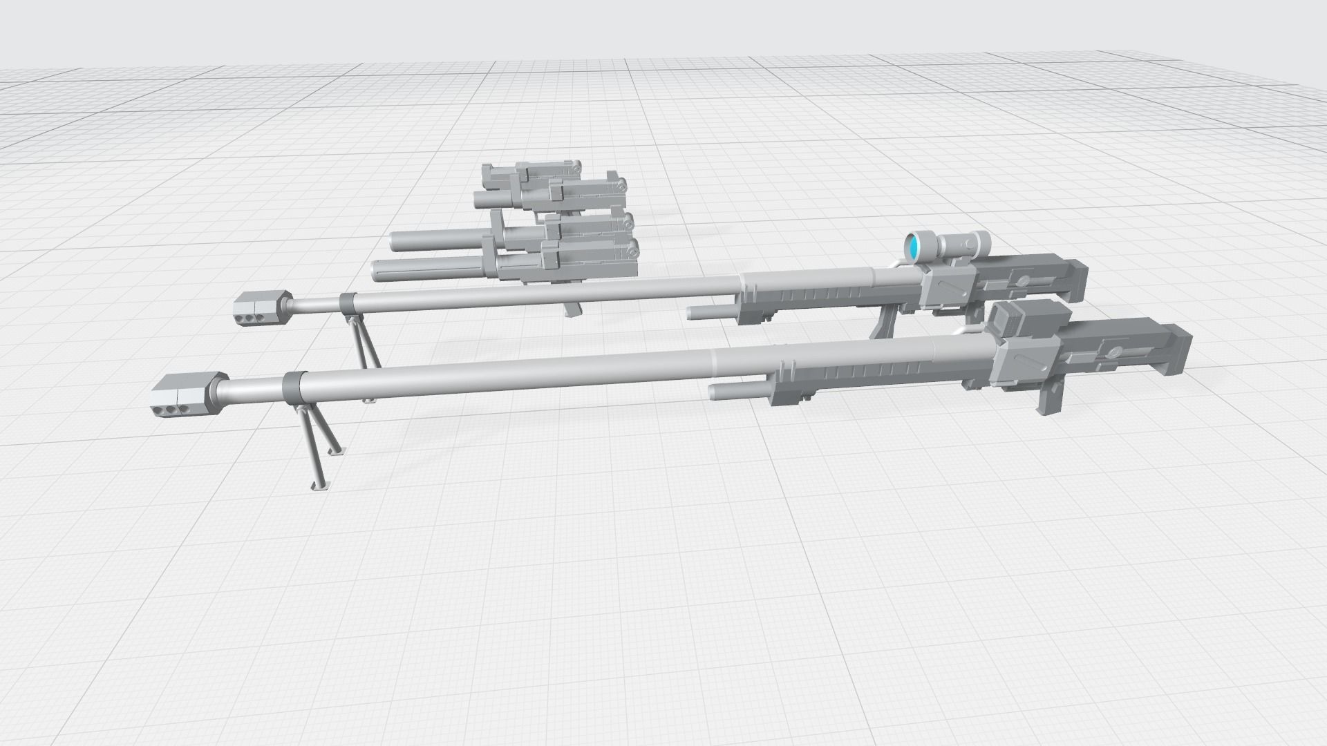 -MHW01-GM spec ops guns V1-2 Customizable 3D model 3D printable | CGTrader