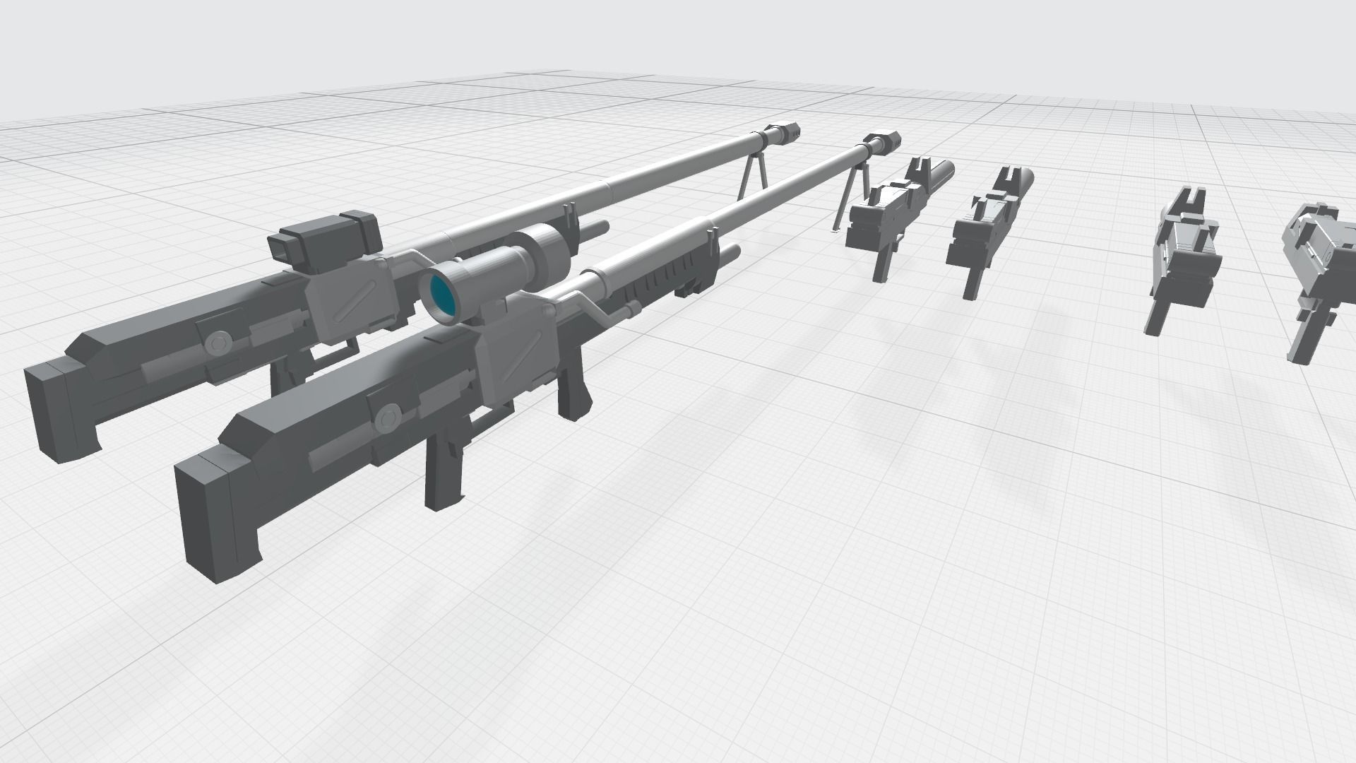 -MHW01-GM spec ops guns V1-2 Customizable 3D model 3D printable | CGTrader