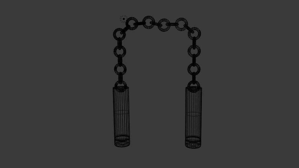 3D model Chain Baton VR / AR / low-poly | CGTrader