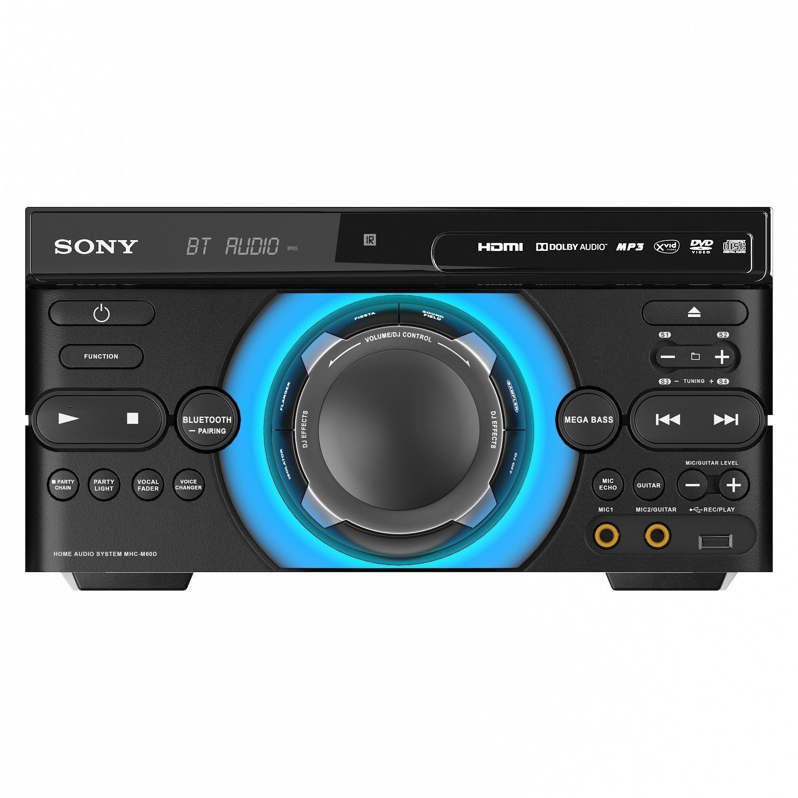Audio system Sony MHC-M60D 3D model | CGTrader