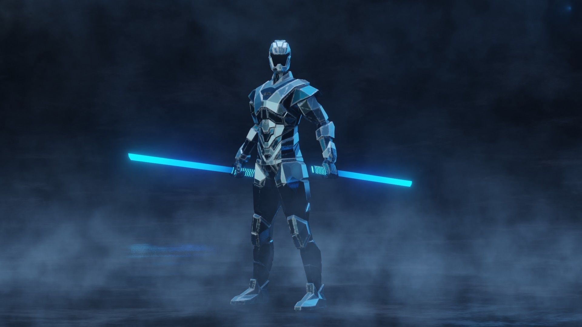 3D model Scifi Lowpoly Robot - SLR VR / AR / low-poly | CGTrader