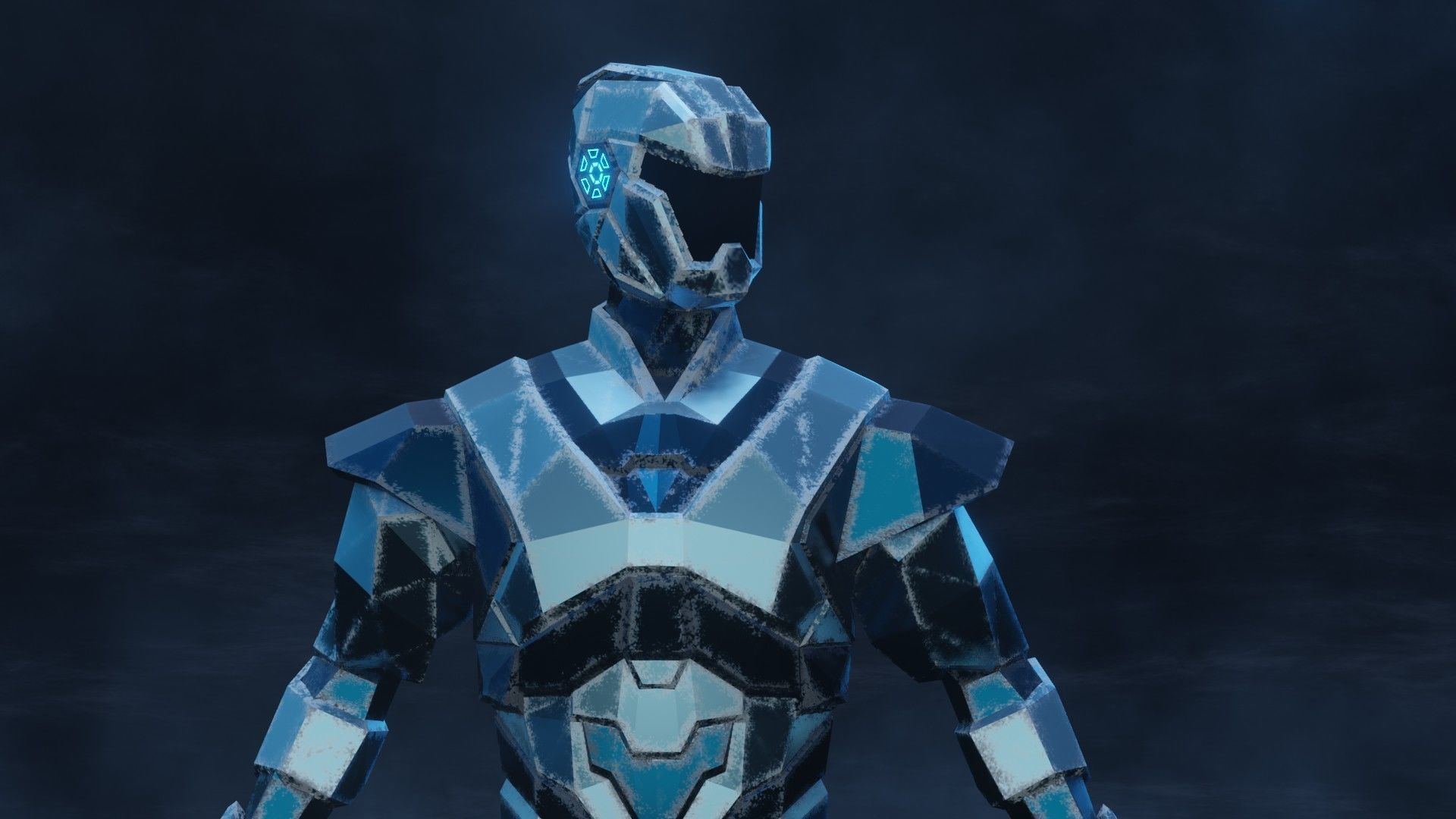 3D model Scifi Lowpoly Robot - SLR VR / AR / low-poly | CGTrader