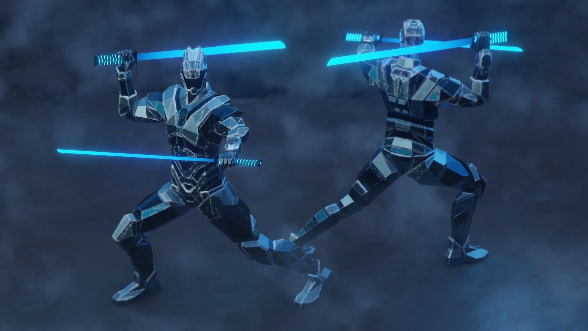 3D model Scifi Lowpoly Robot - SLR VR / AR / low-poly | CGTrader