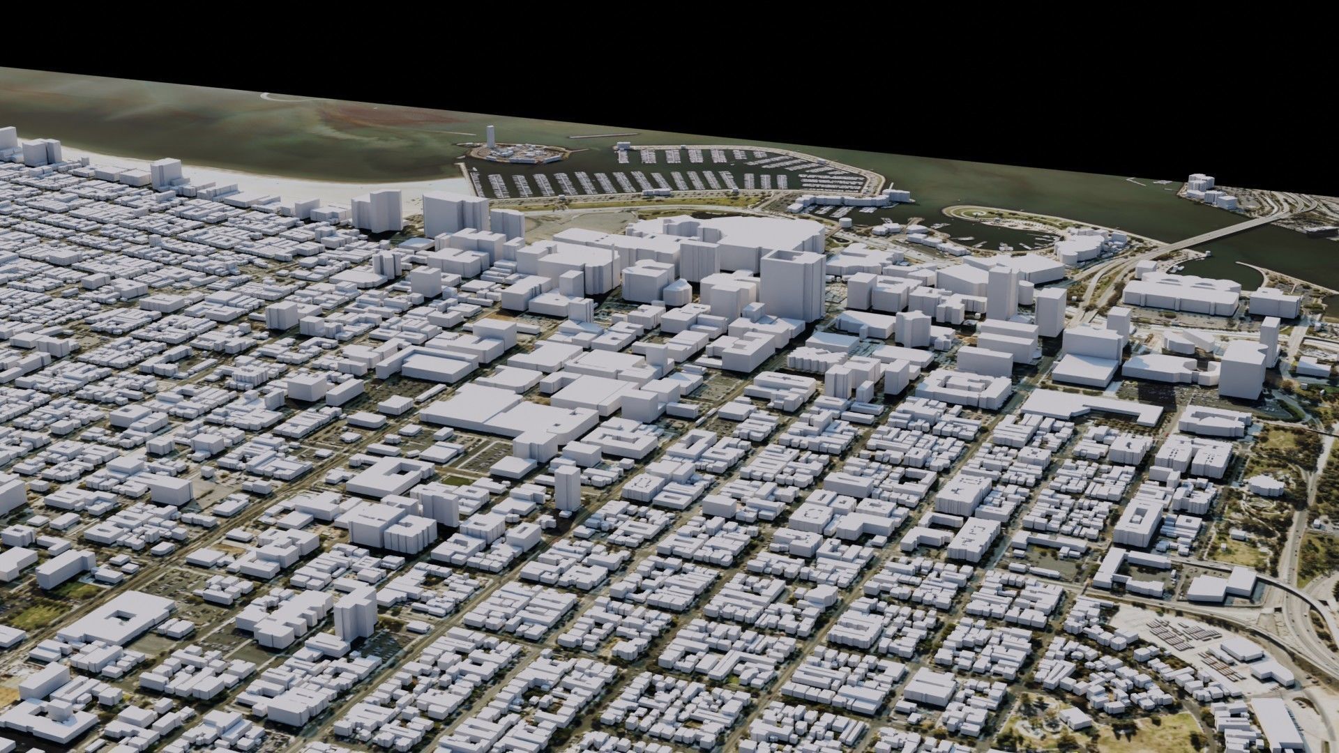 Long Beach - USA 3D model | CGTrader