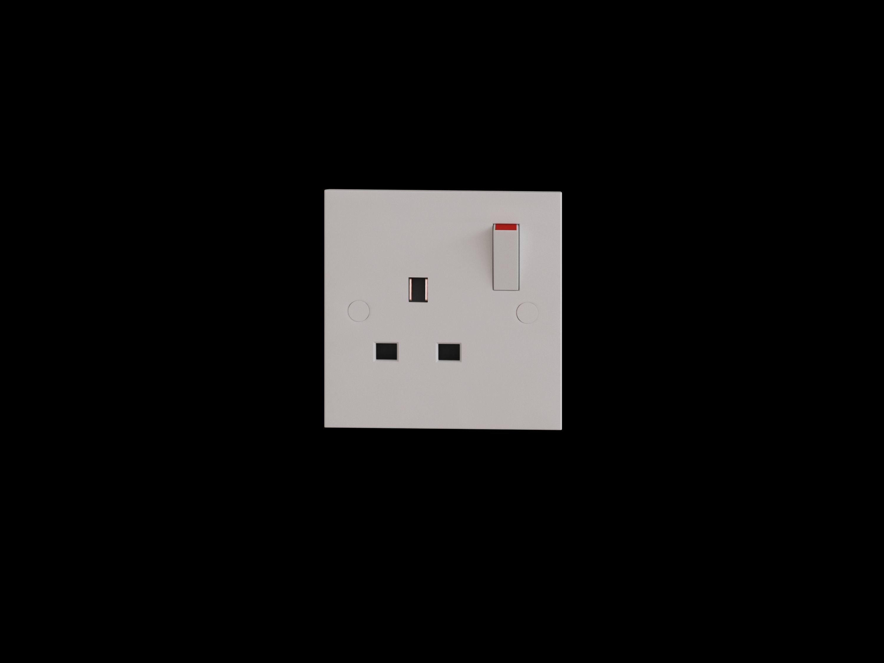 Wall Socket 3D model | CGTrader