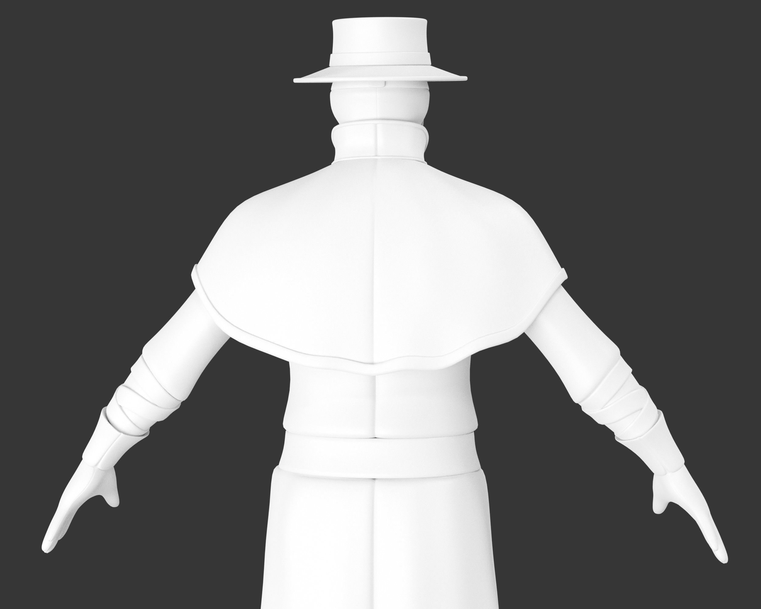 3D model Medieval Character Plague Doctor VR / AR / low-poly | CGTrader