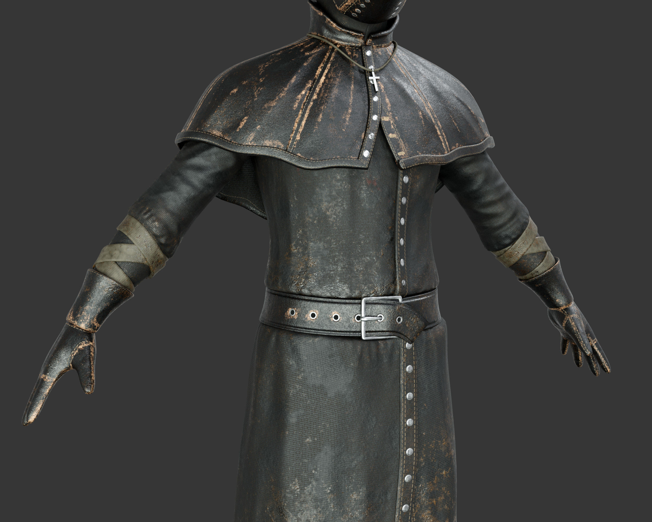3D model Medieval Character Plague Doctor VR / AR / low-poly | CGTrader