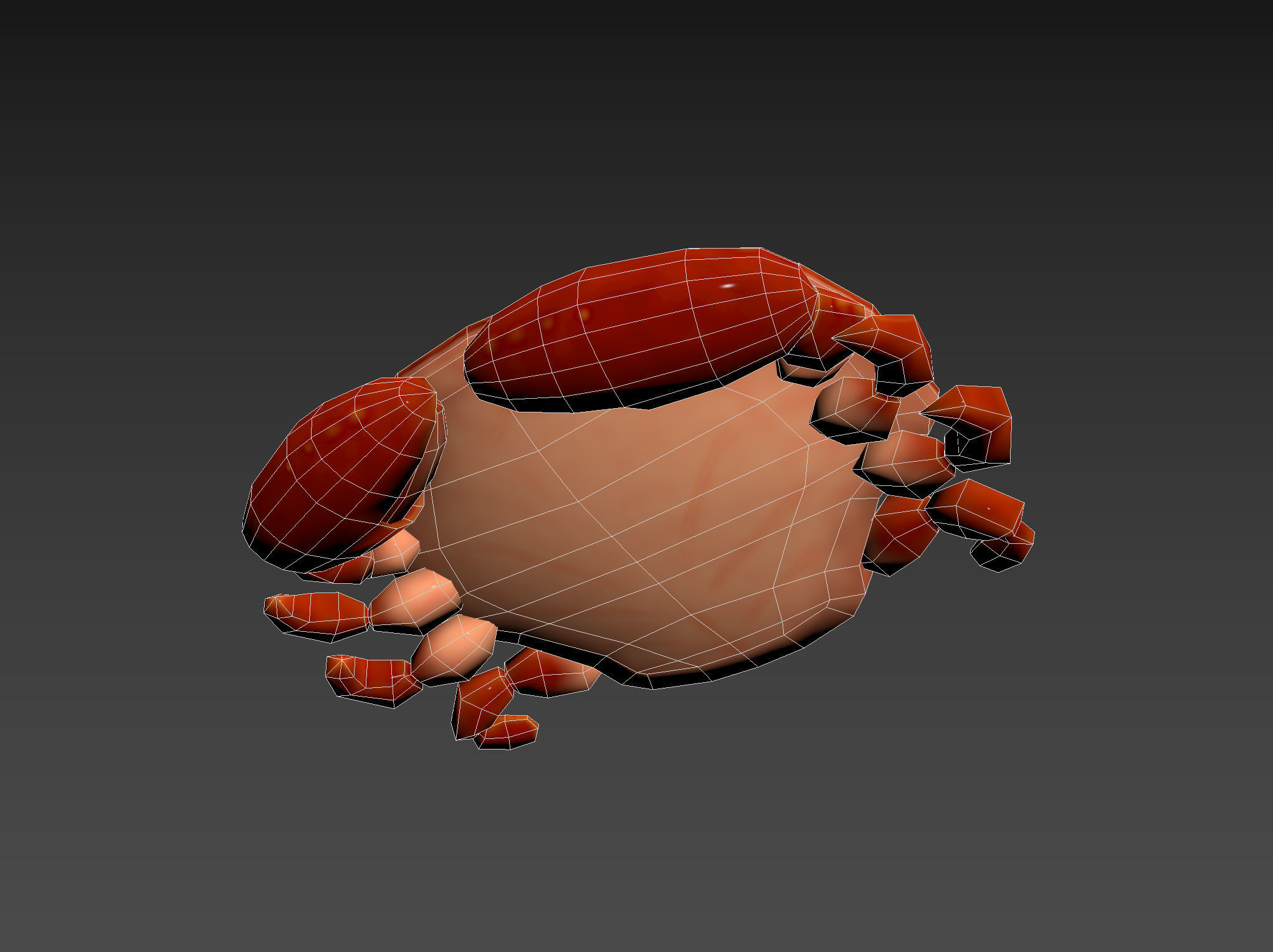 3D model Steamed Crab VR / AR / low-poly | CGTrader