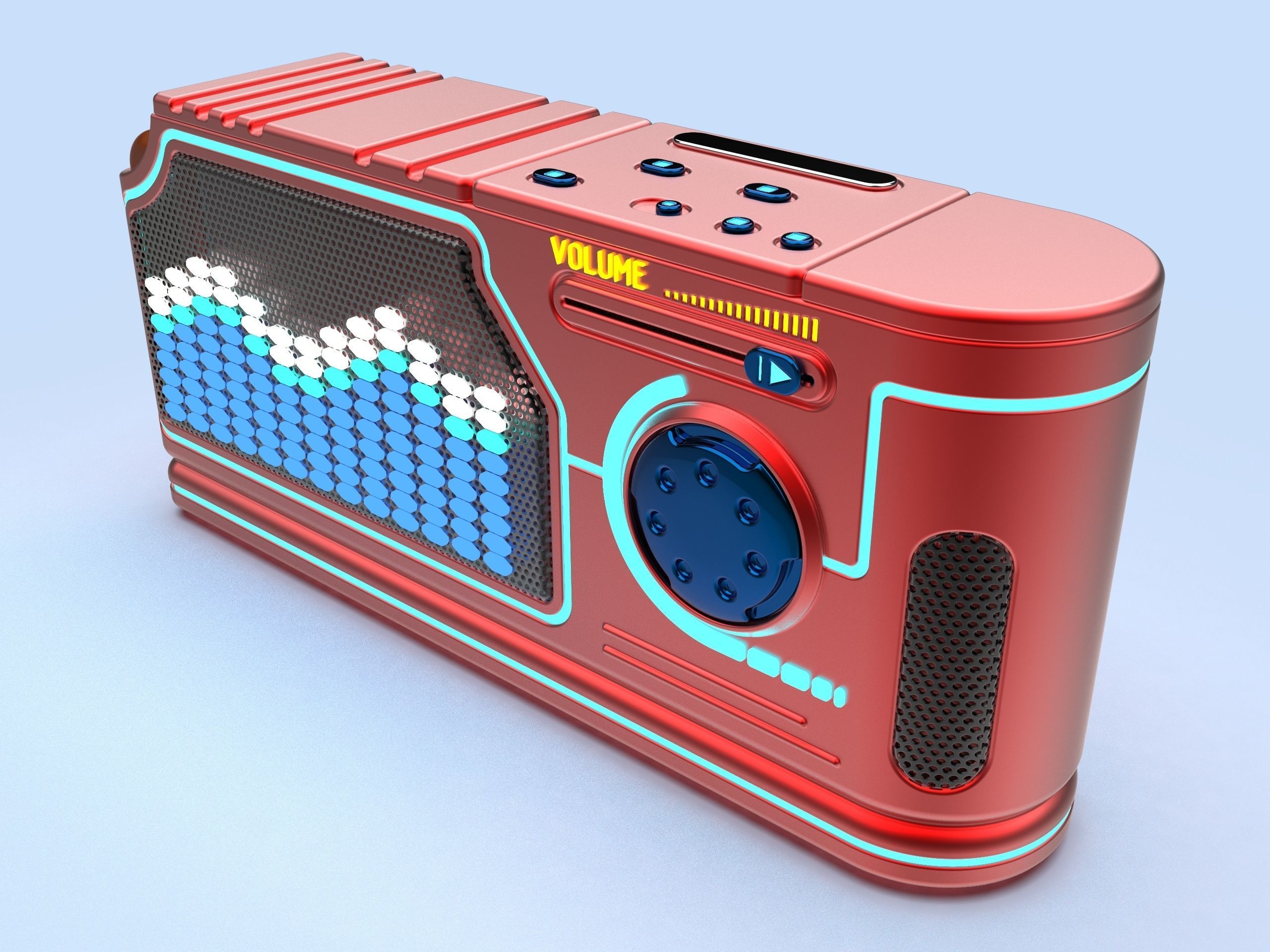 Cyberpunk radio 3d model for printing 3D model 3D printable | CGTrader