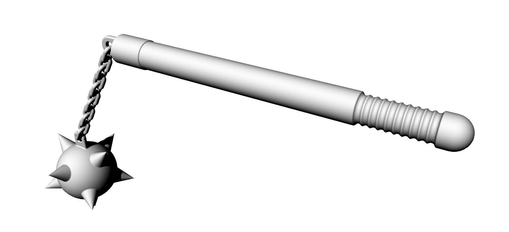 Flail Weapon 3D Model 3D model | CGTrader