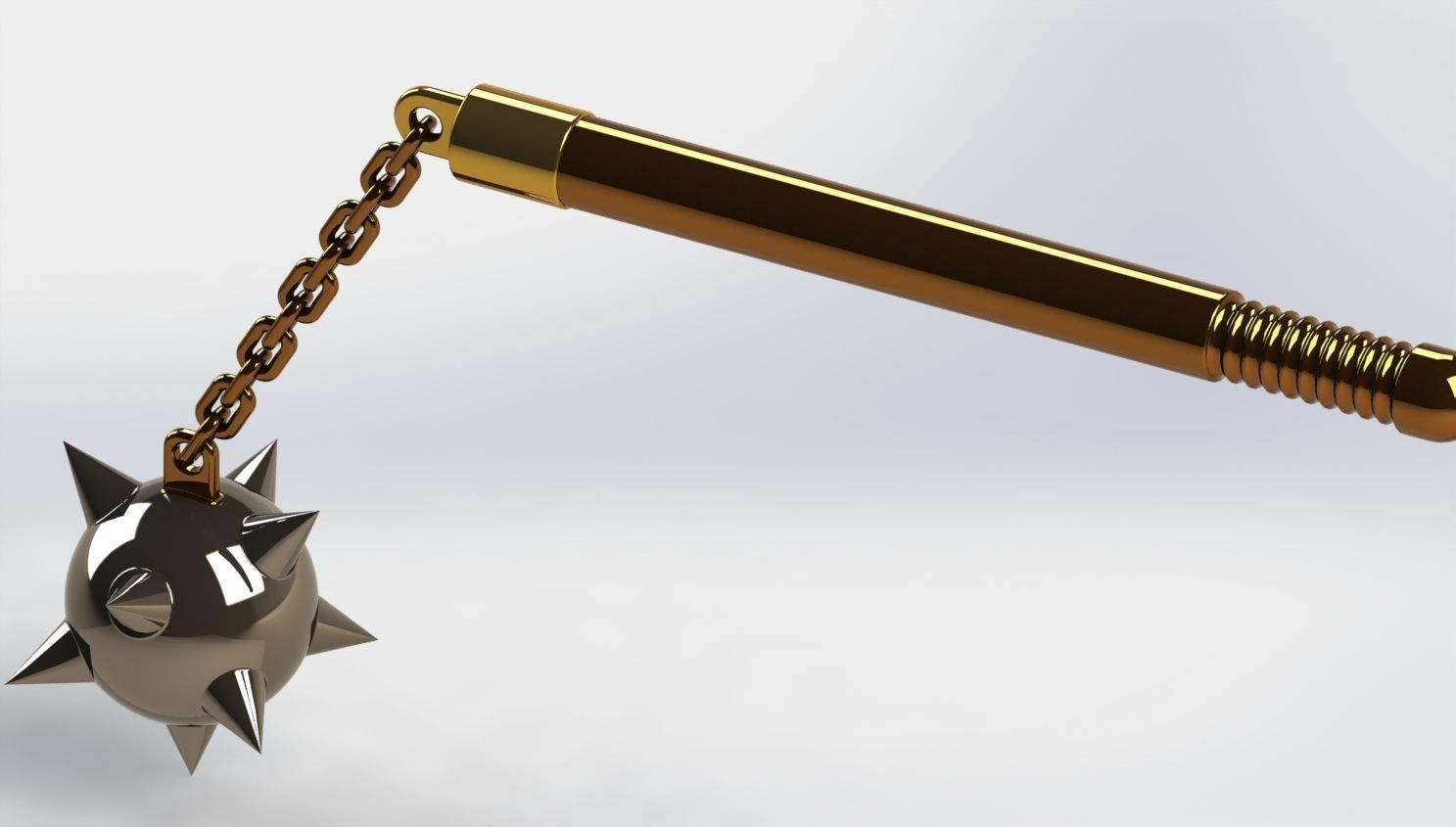 Flail Weapon 3D Model 3D model | CGTrader