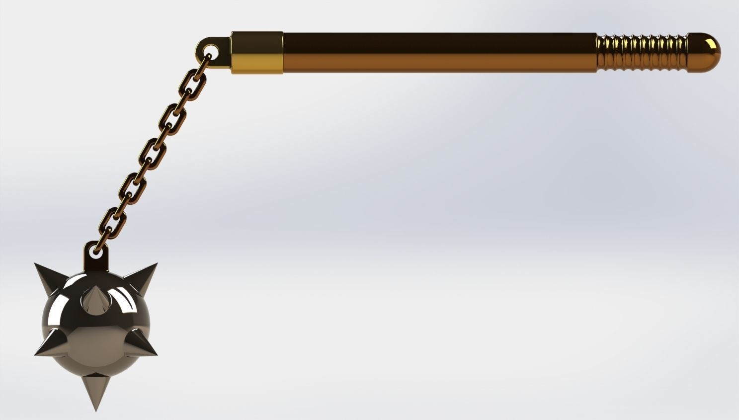 Flail Weapon 3D Model 3D model | CGTrader