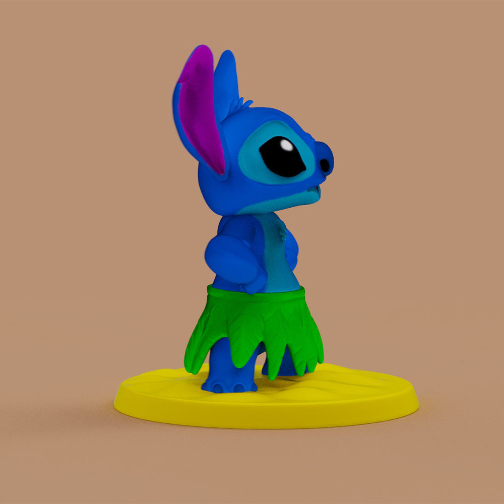 Stitch toy 3D model 3D printable | CGTrader