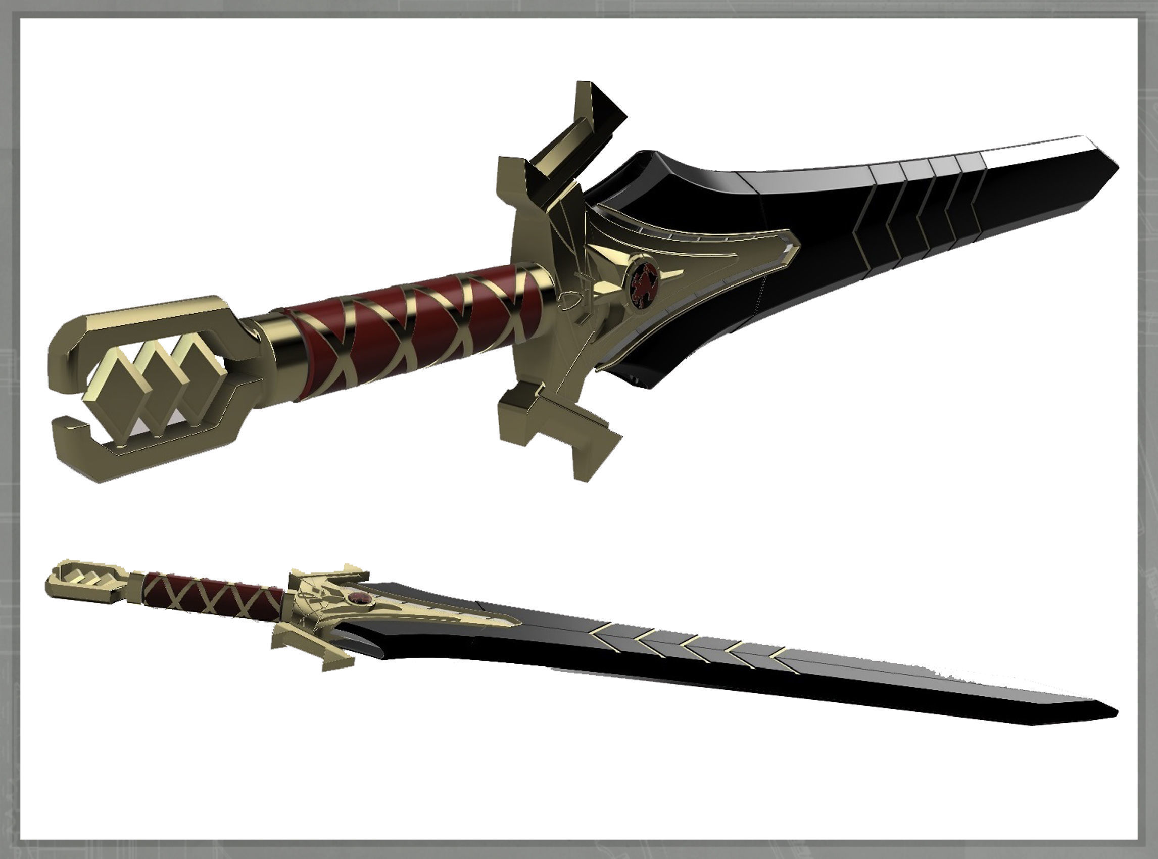 Emperor Sword Discovery 3D model 3D printable | CGTrader