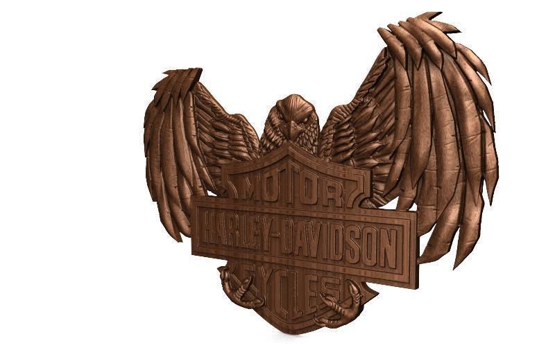 Harley-davidson CNC 3D model 3D printable | CGTrader