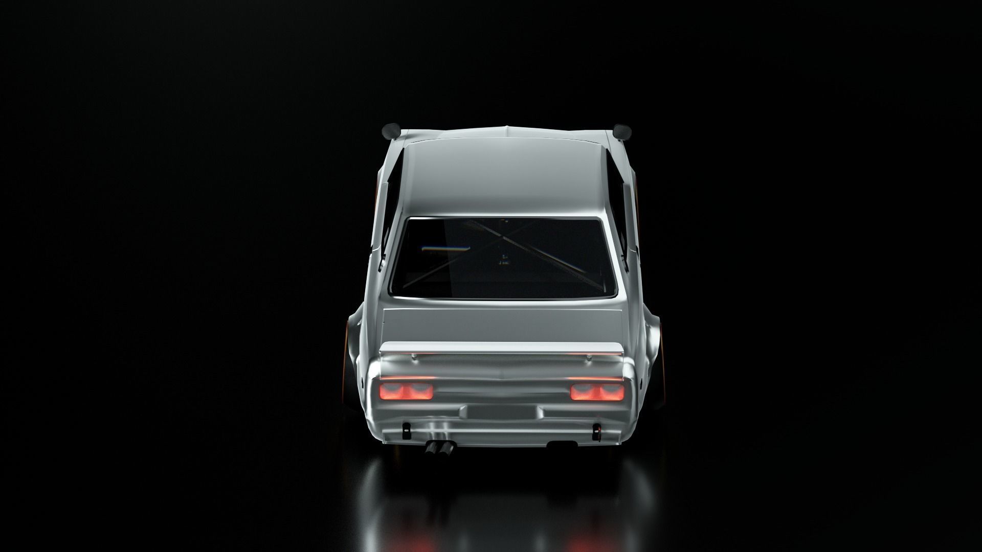 Nissan Skyline GTR 1970 - Silver 3D model free 3D model | CGTrader