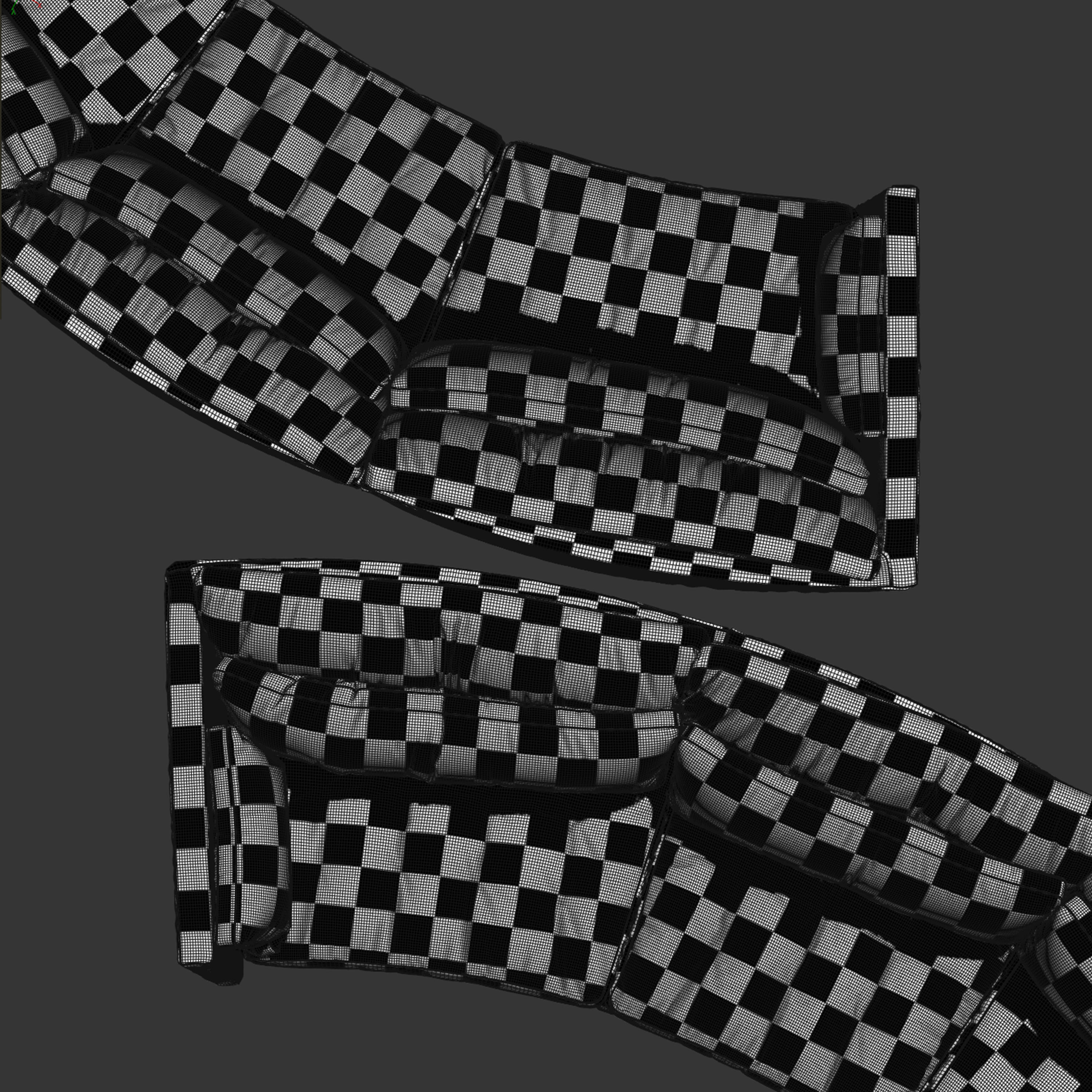 Erba Italia Sofa free 3D model | CGTrader