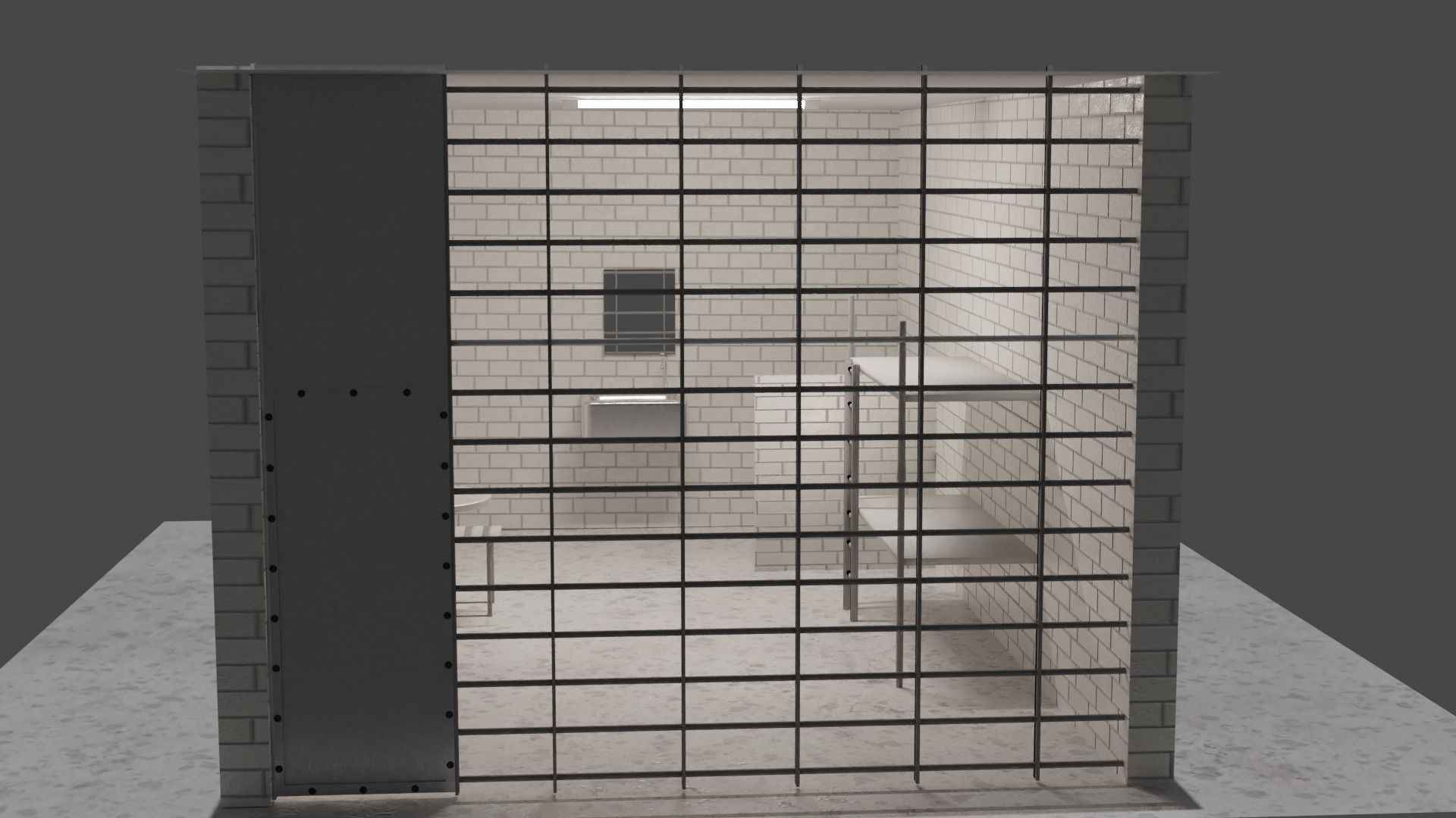 prison cell 3D model | CGTrader