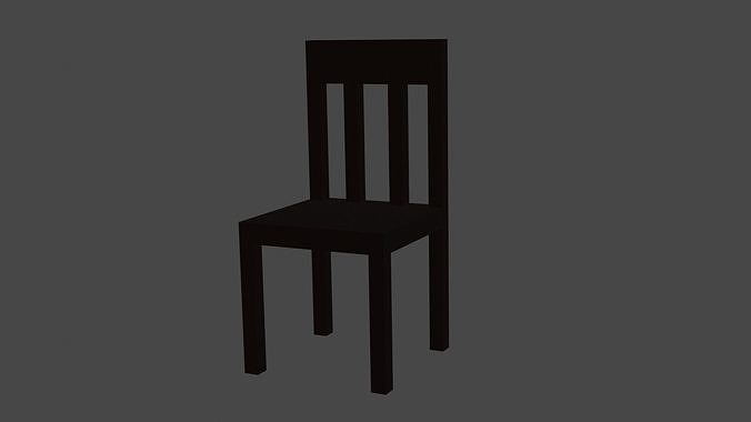 Simple Chair Model free 3D model | CGTrader