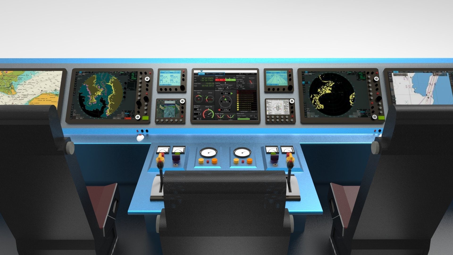 Navigation Ship 3D model | CGTrader