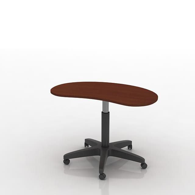 Table Movable Office Desk 3D model | CGTrader
