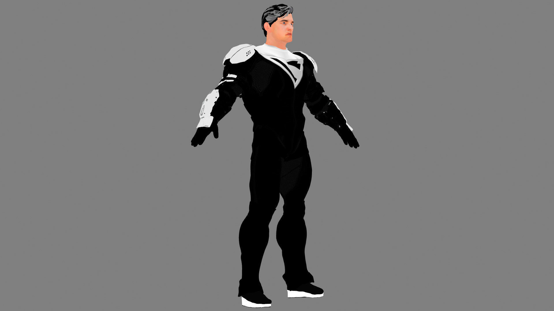 Superman - Batman Beyond 3D model rigged | CGTrader