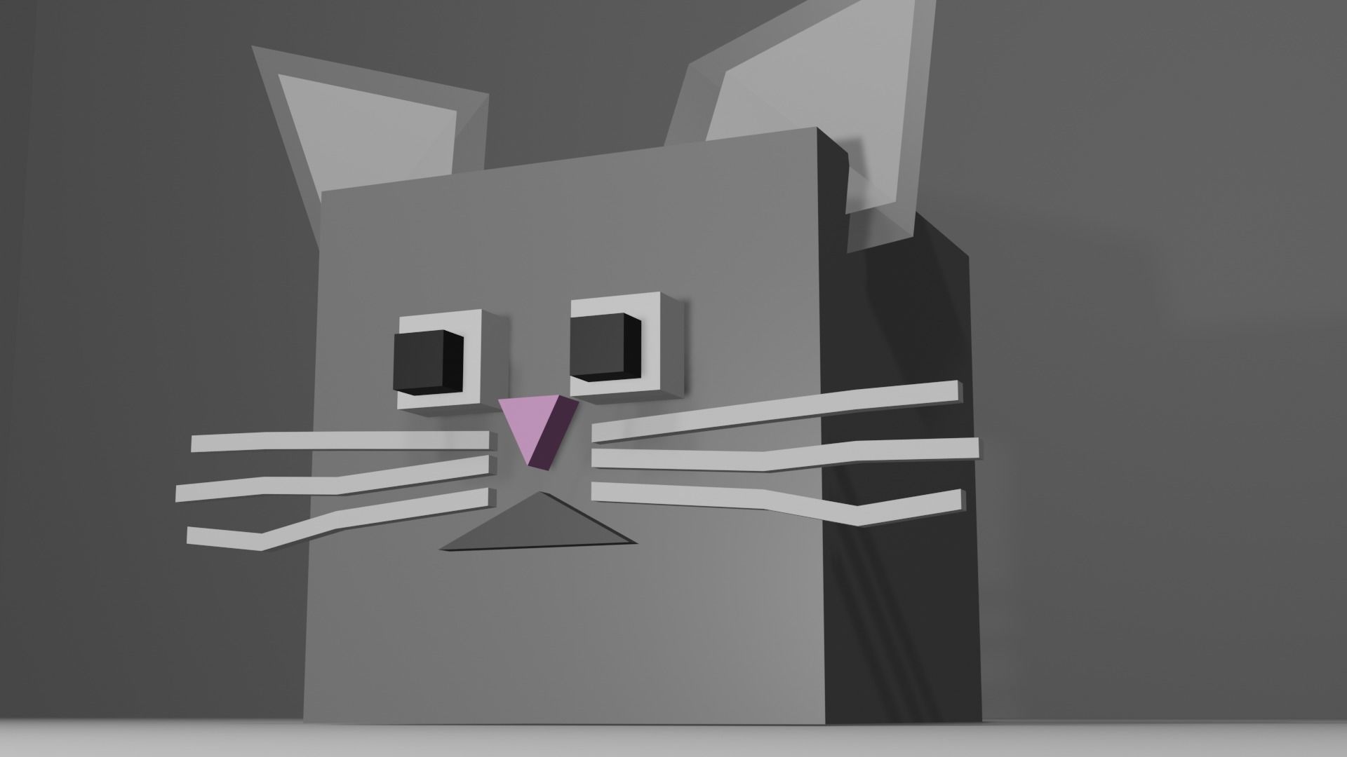 Cat Cube free 3D model | CGTrader