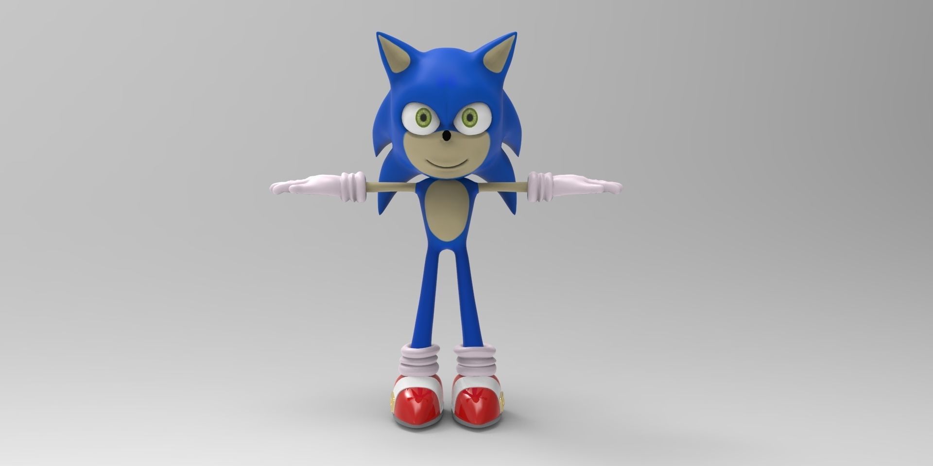 Sonic the hedgehog 3D model | CGTrader