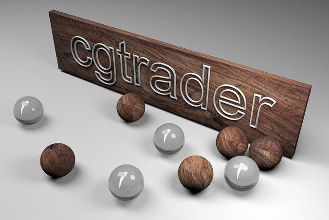 CG Trader 3D Text Model free VR / AR / low-poly 3D model | CGTrader