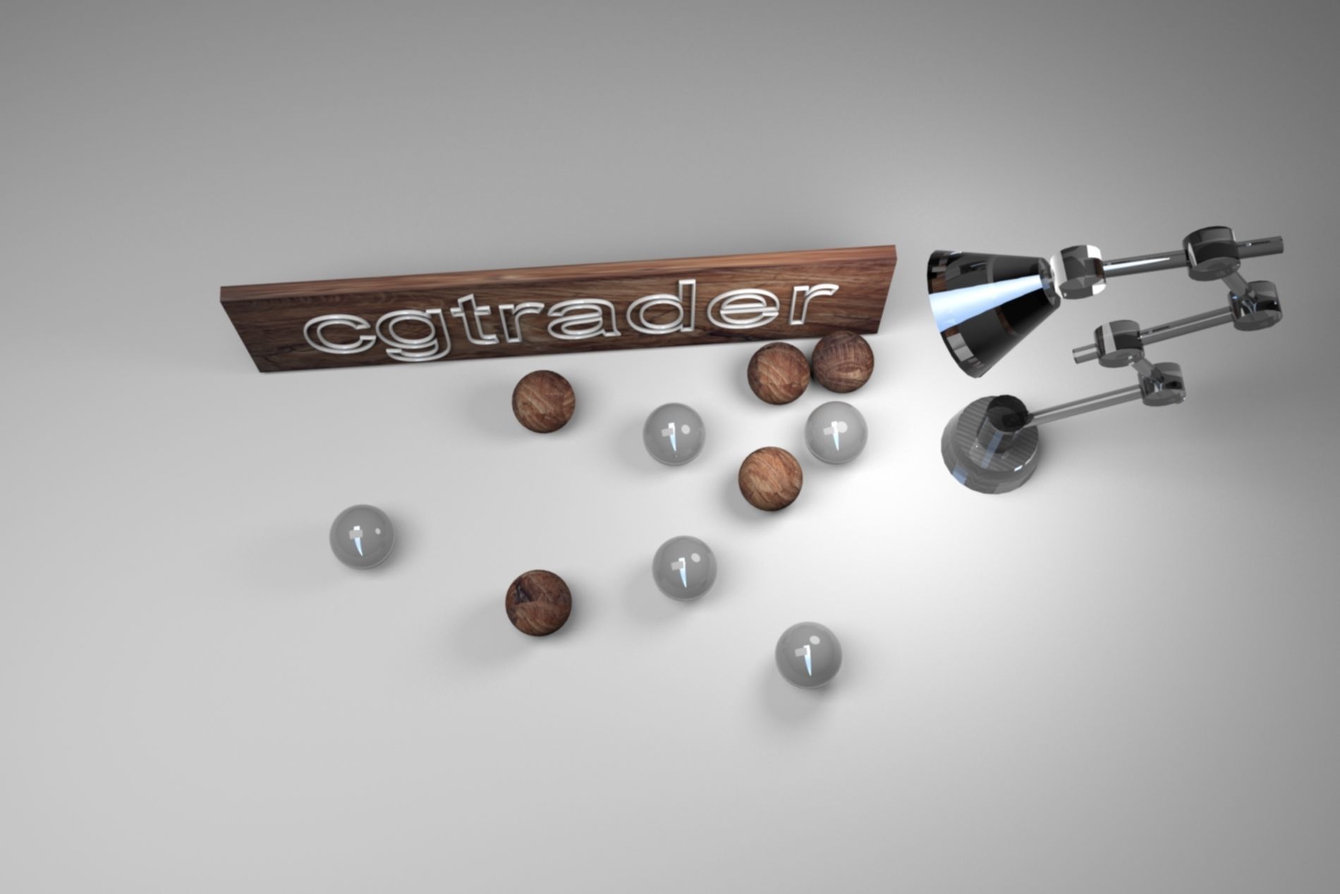 CG Trader 3D Text Model free VR / AR / low-poly 3D model | CGTrader