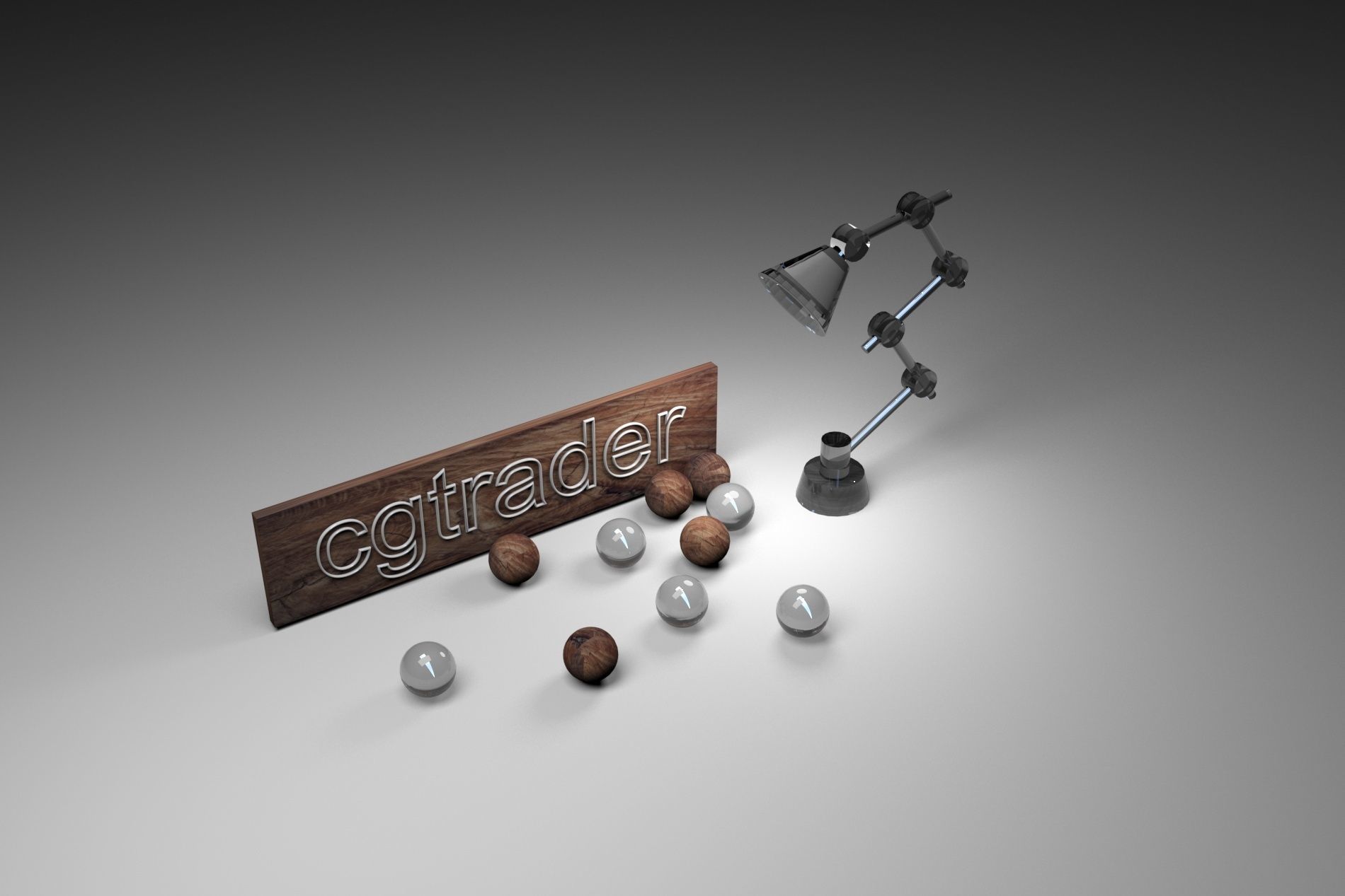 CG Trader 3D Text Model free VR / AR / low-poly 3D model | CGTrader