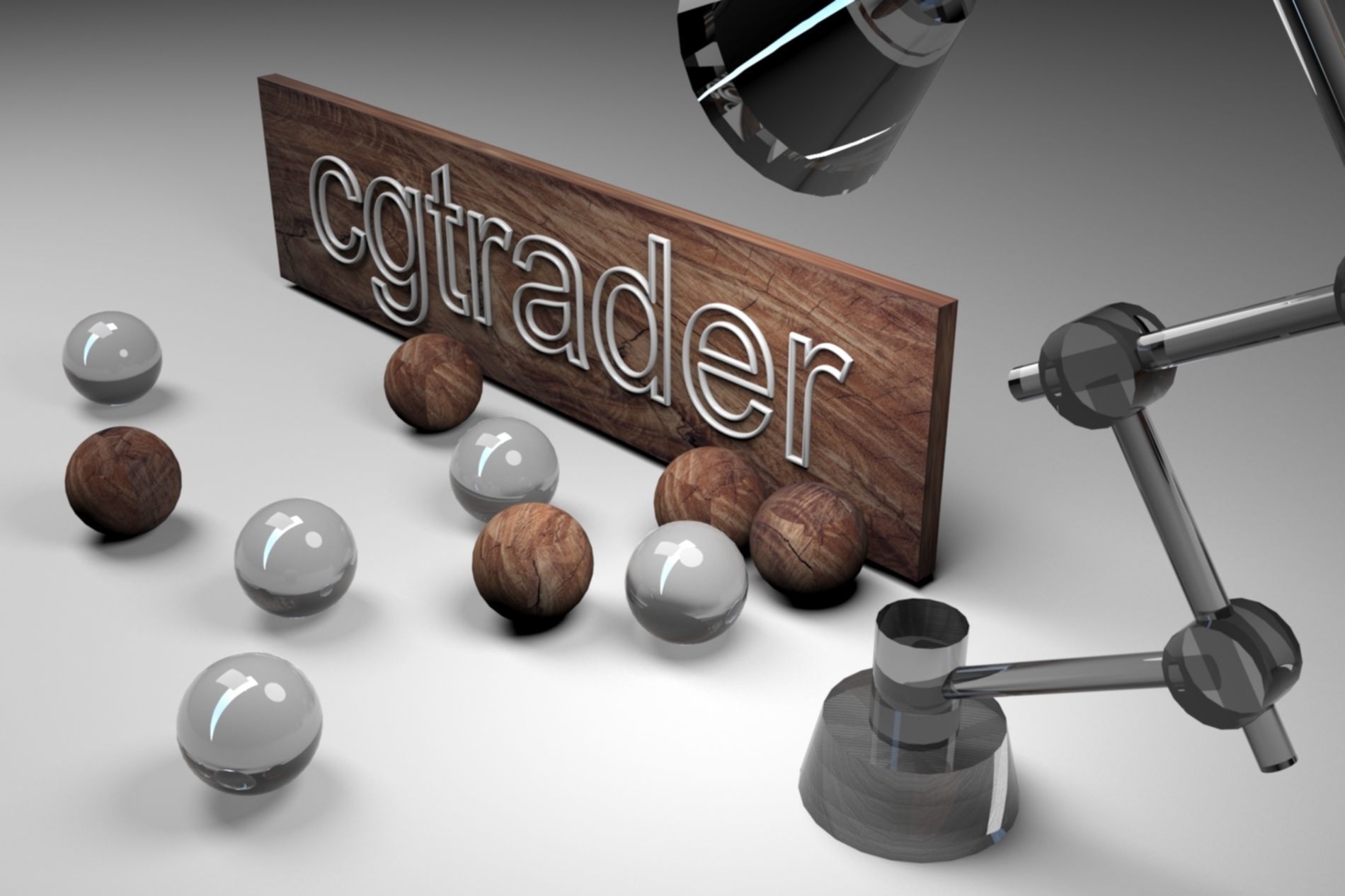 CG Trader 3D Text Model free VR / AR / low-poly 3D model | CGTrader