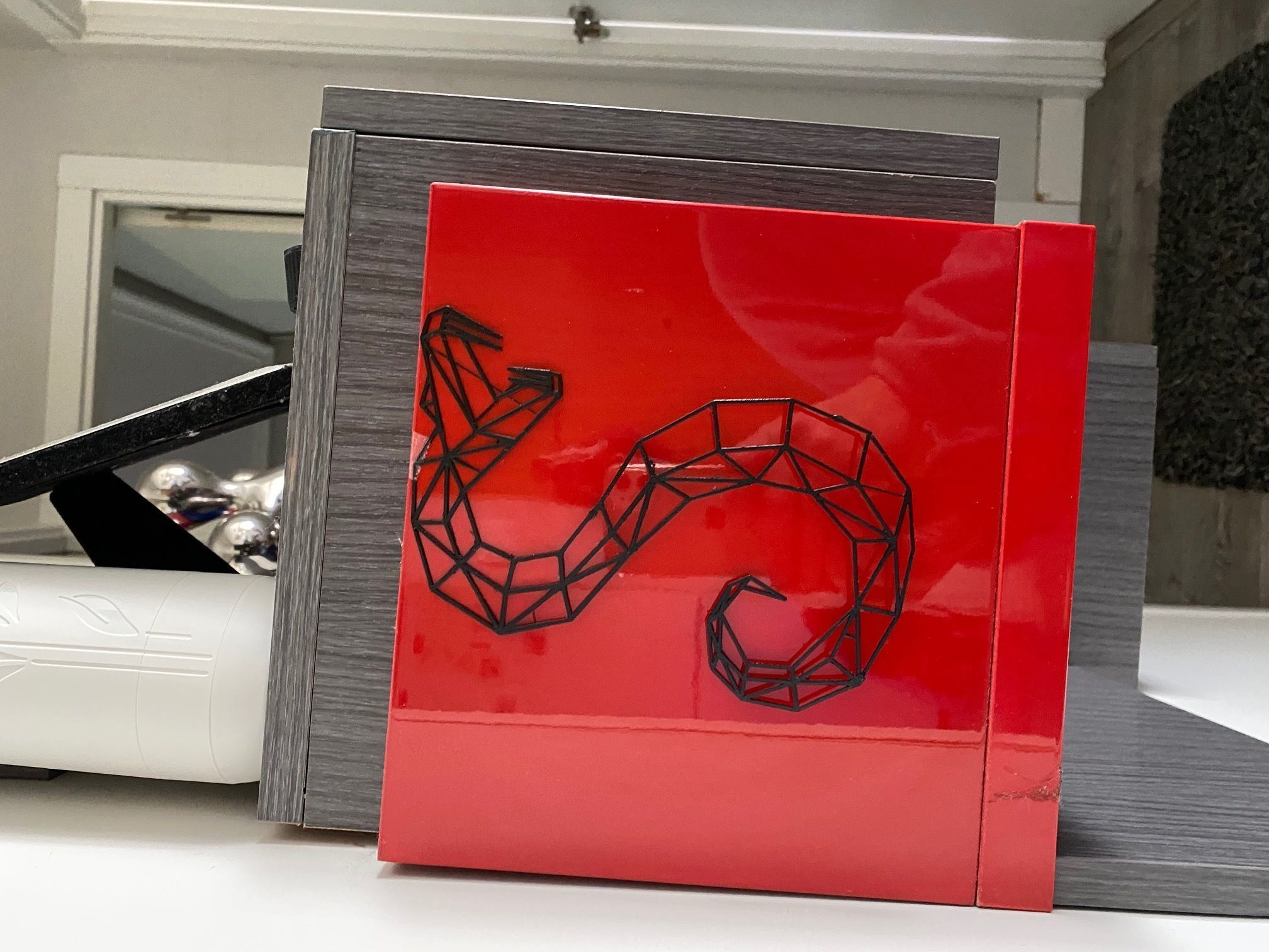 culebra snake on window 3D model | CGTrader