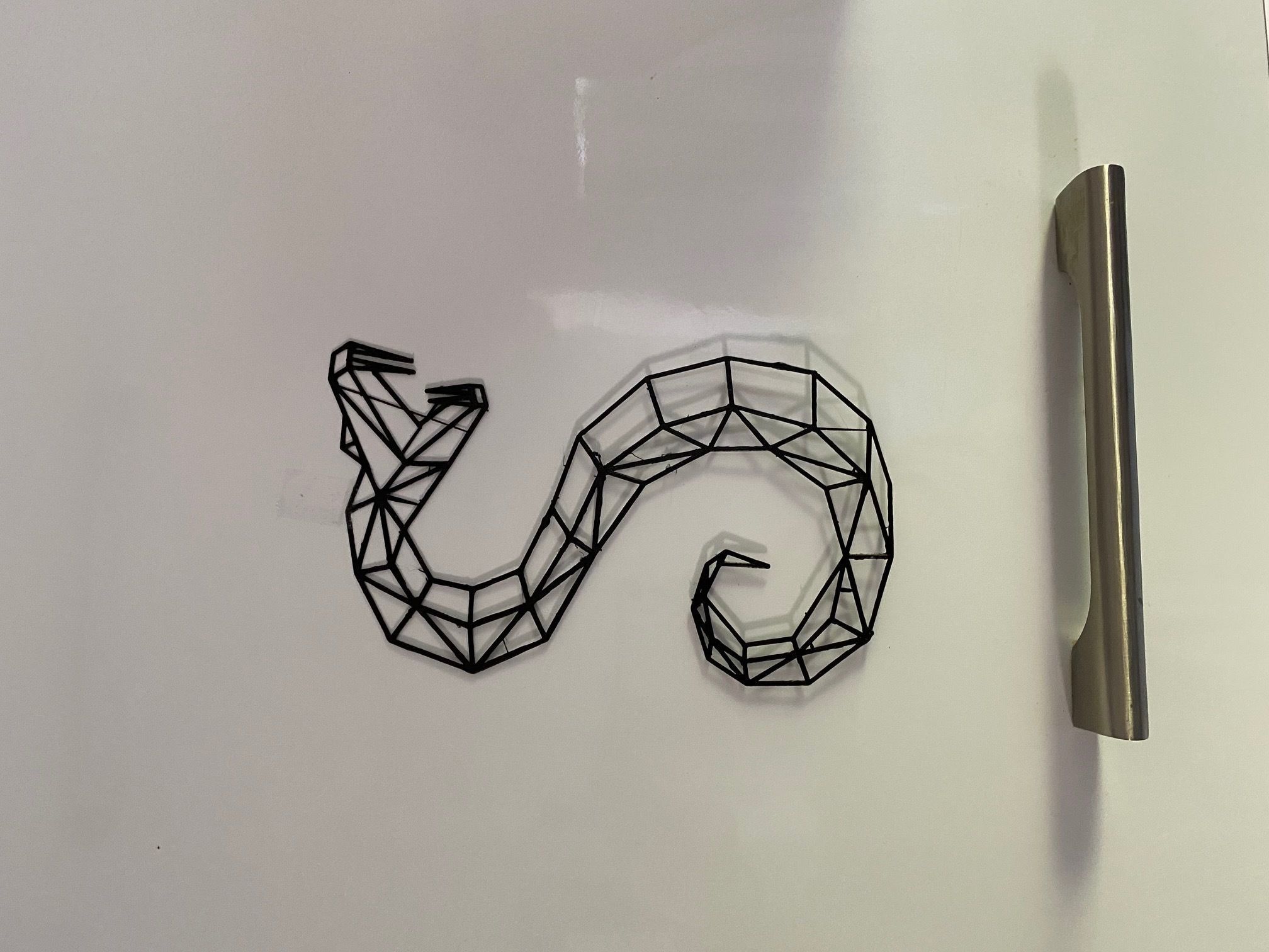 culebra snake on window 3D model | CGTrader