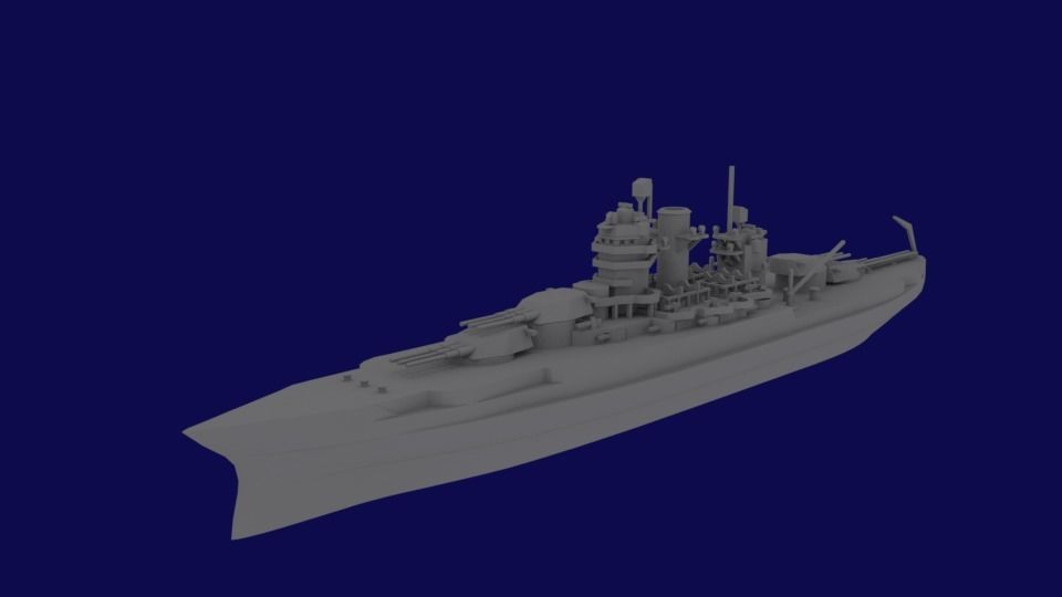 USS New Mexico BB-40 3D model 3D printable | CGTrader