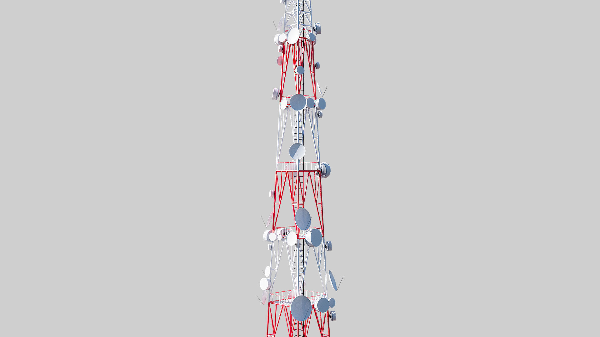 Telecommunication Tower 3D model | CGTrader
