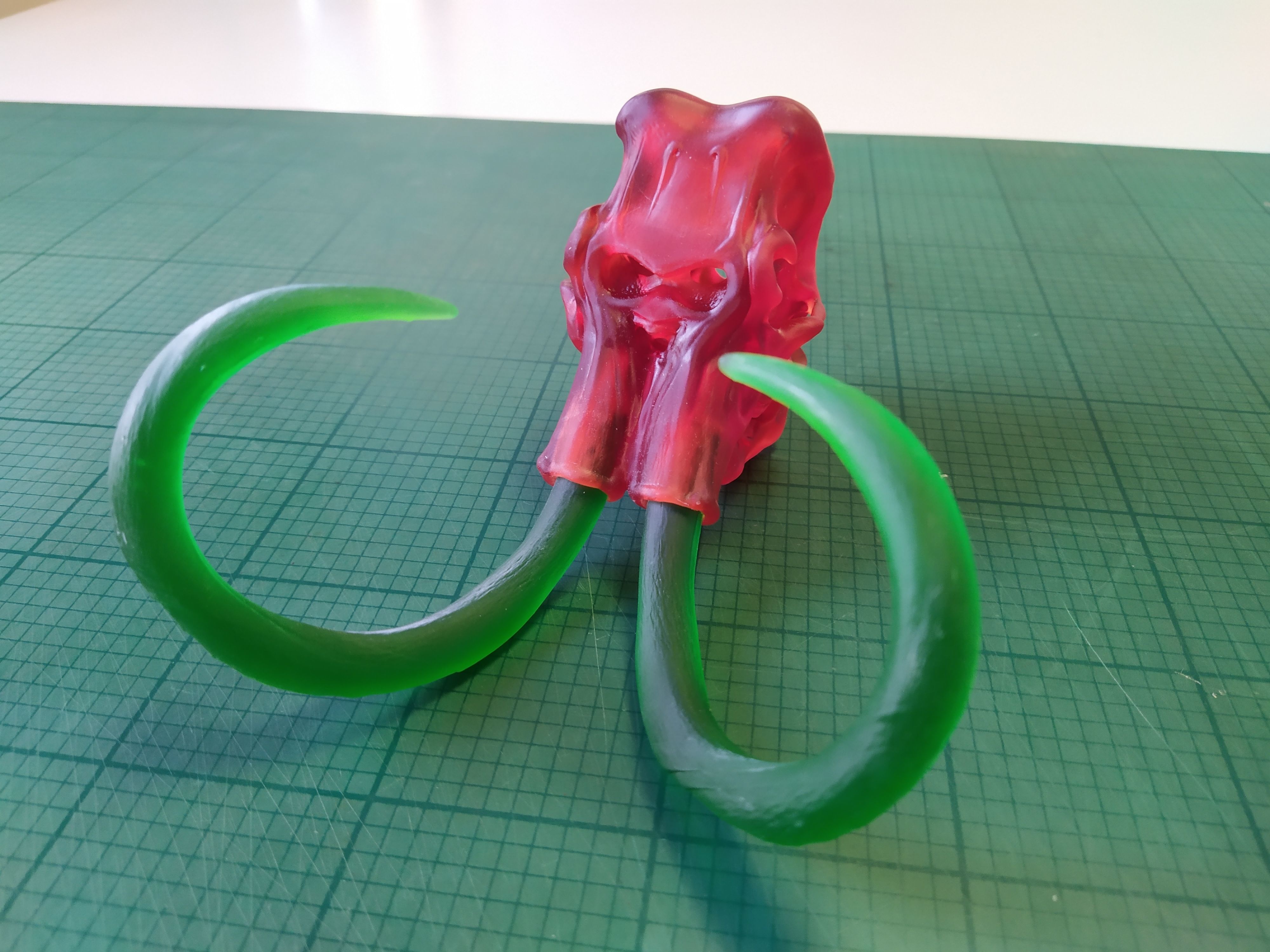 3D model Crane de Mammouth mammoth skull VR / AR / low-poly | CGTrader